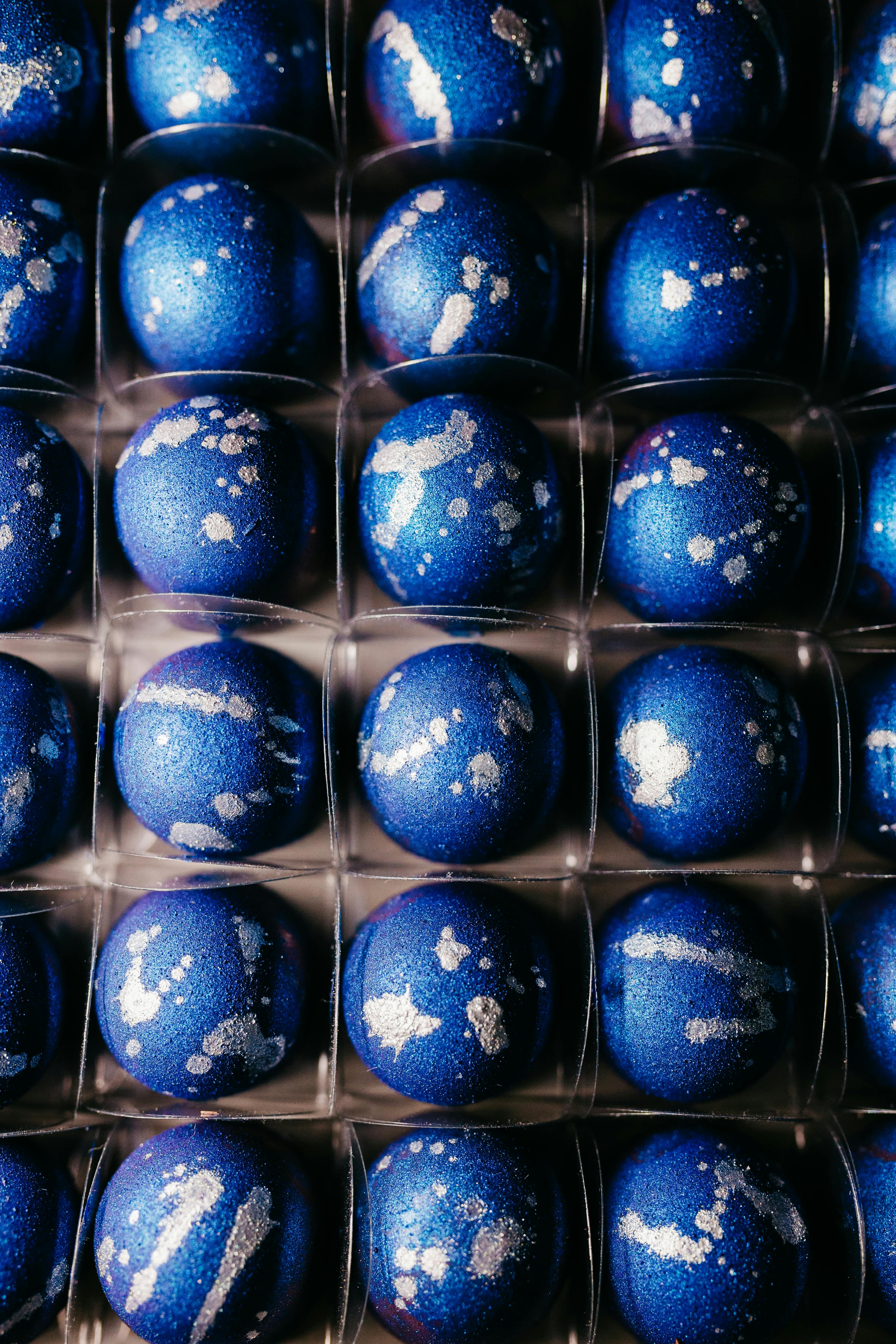 Blue Balls in Box · Free Stock Photo