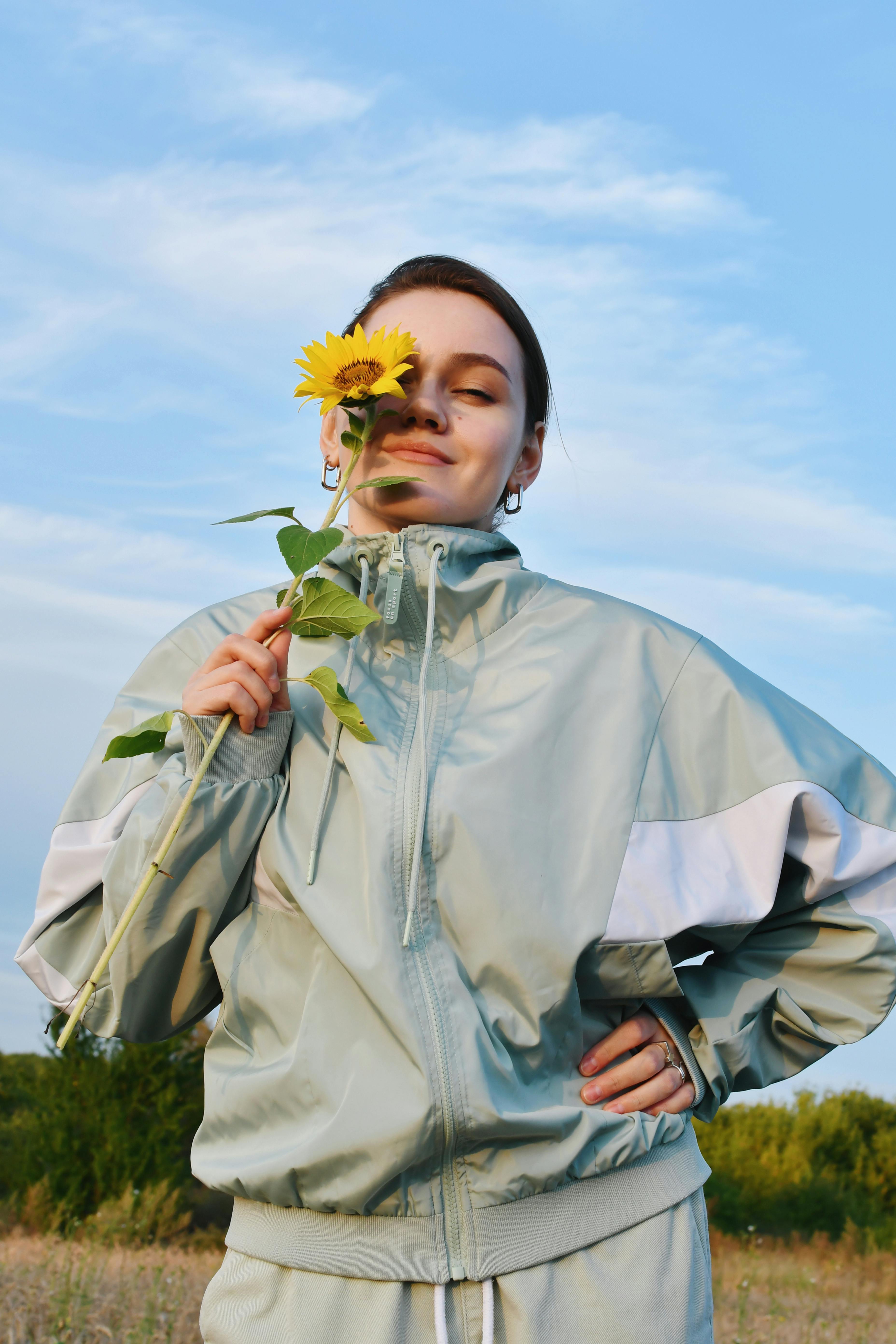 Woman Wearing Jacket in Countryside · Free Stock Photo