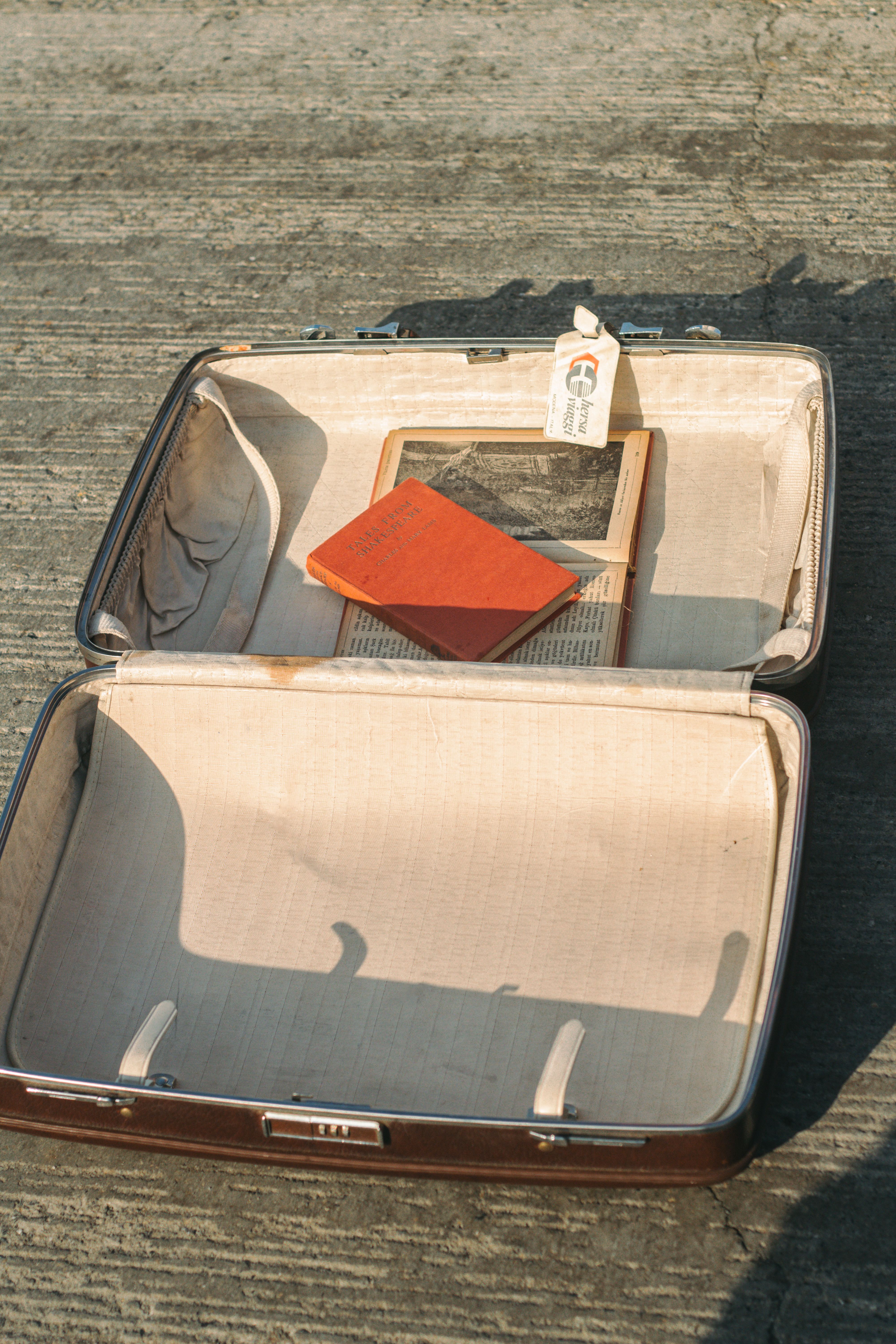 Books in Open Suitcase · Free Stock Photo