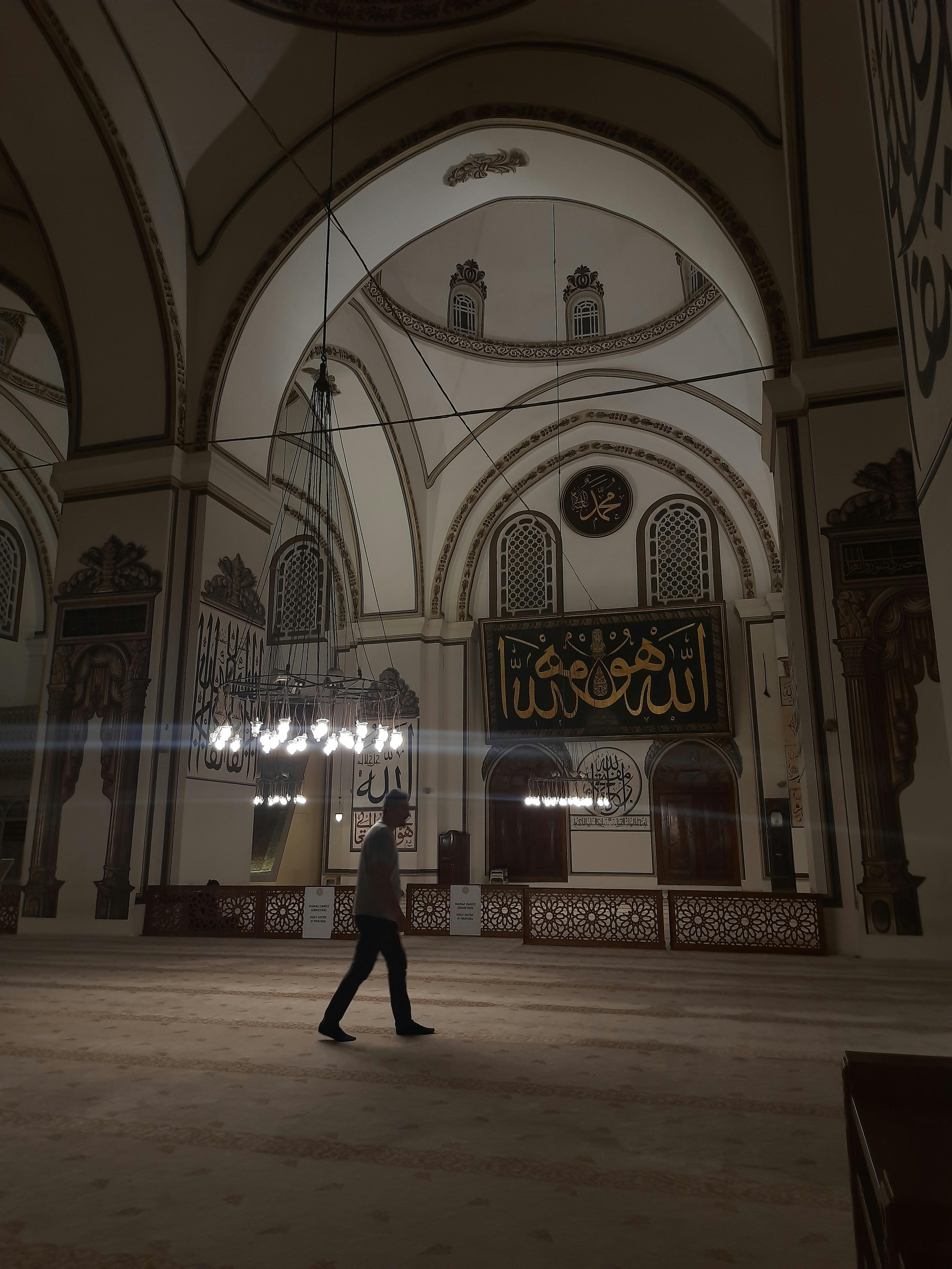 Two Women in Burqa Walking past Hazrat Ali Mazar Mosque in Mazar-i ...