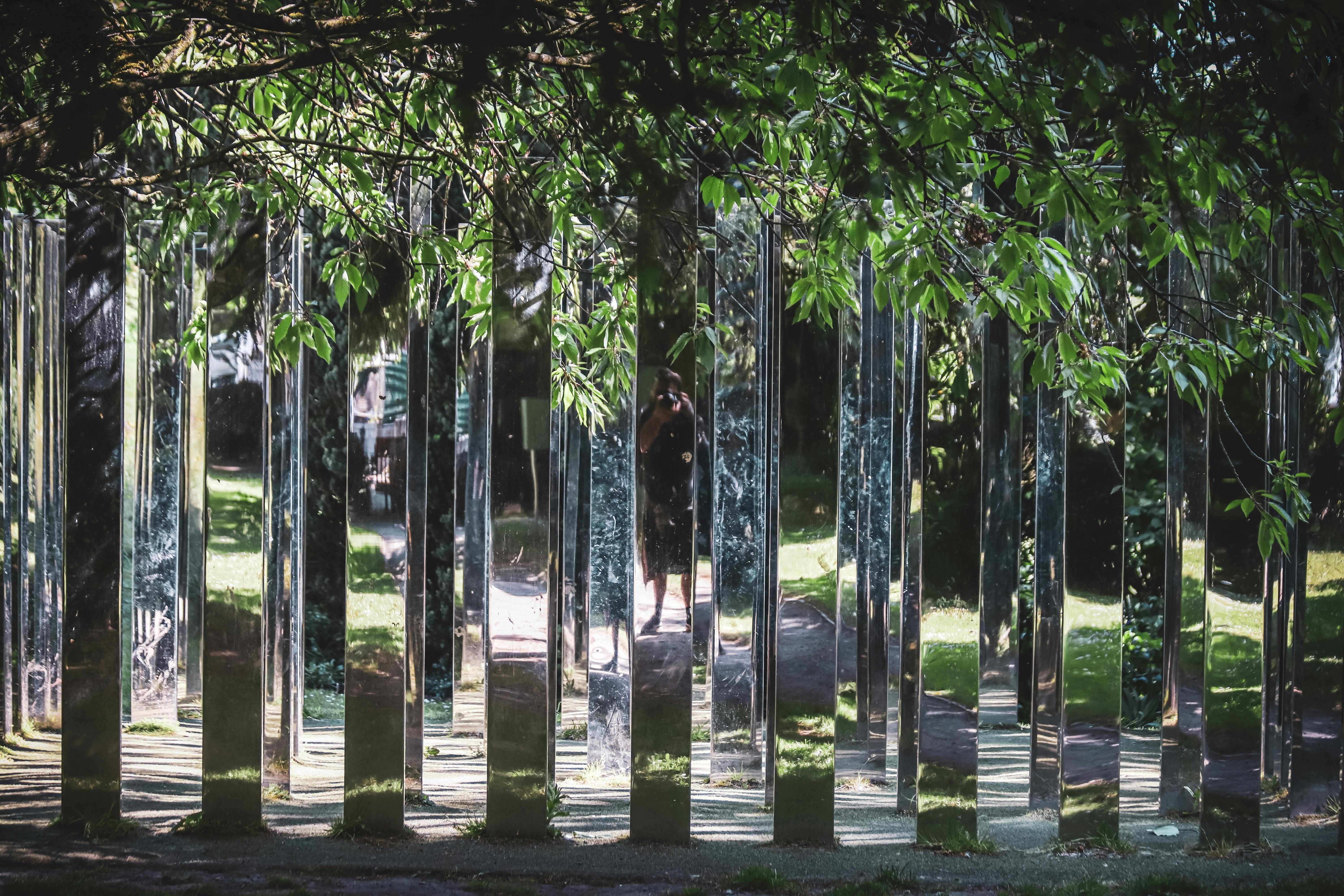 A Mirror Art Installation in a Park · Free Stock Photo