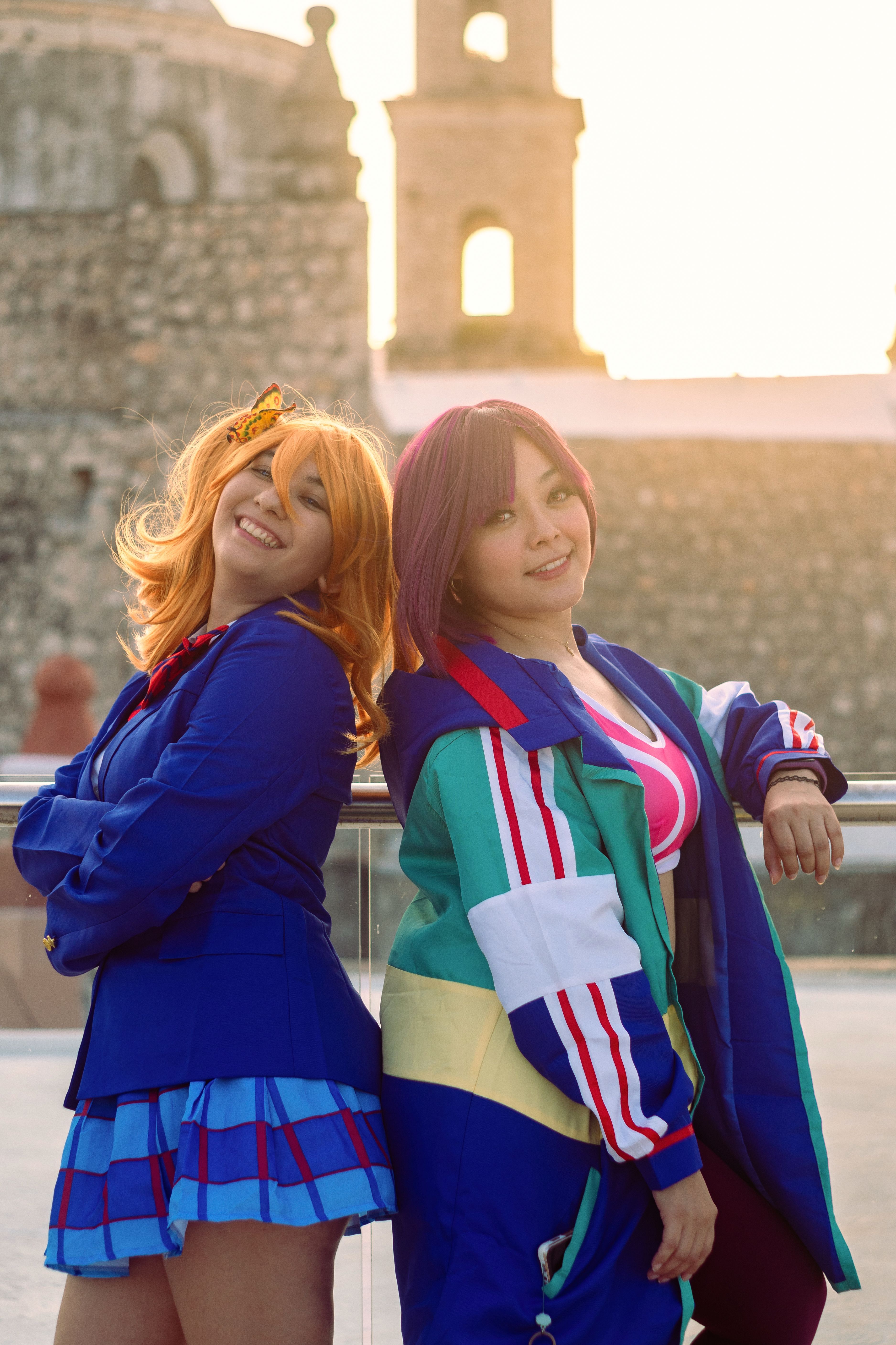 Women Uniforms Cosplay Standing