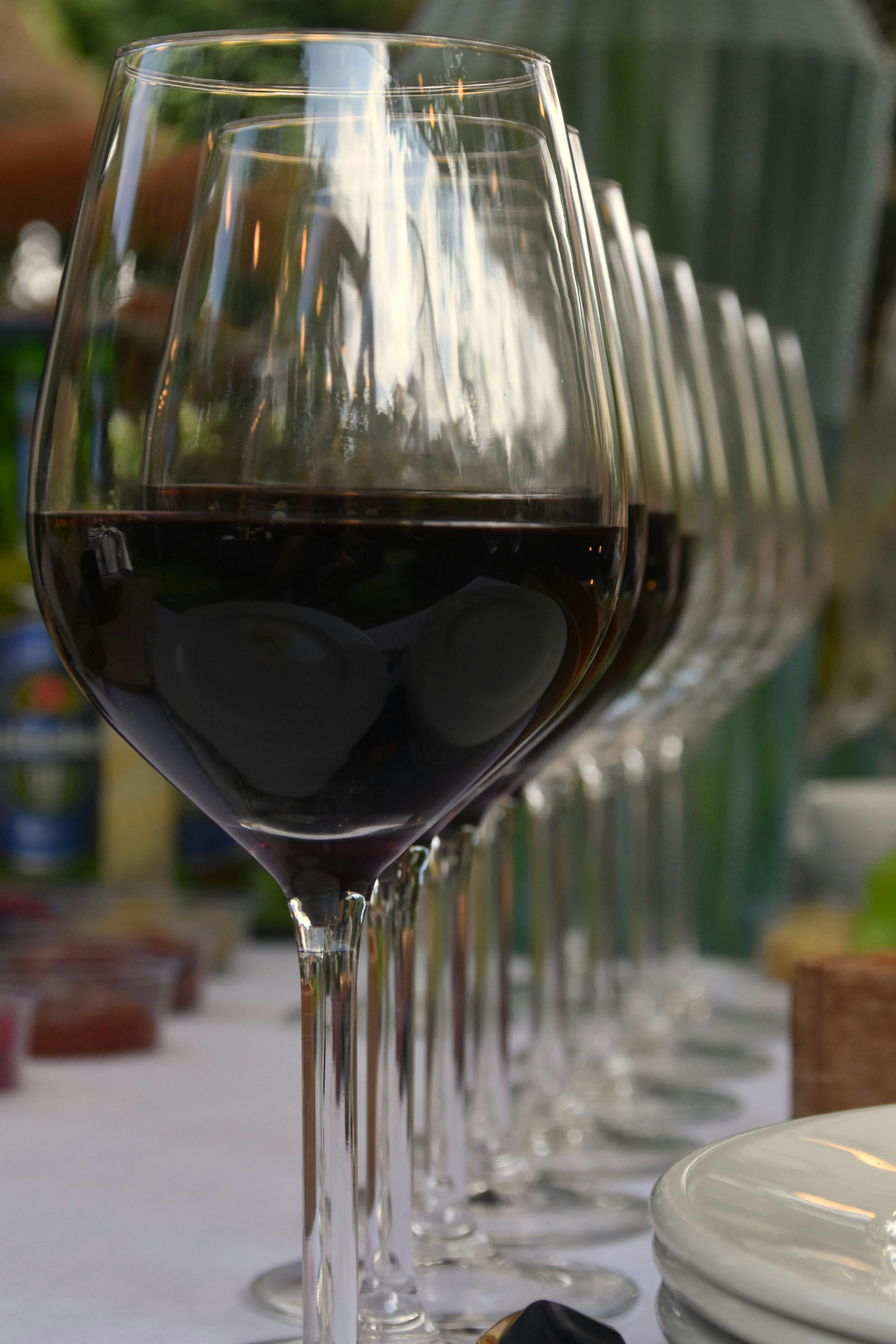 Clear Long Stemmed Wine Glass · Free Stock Photo