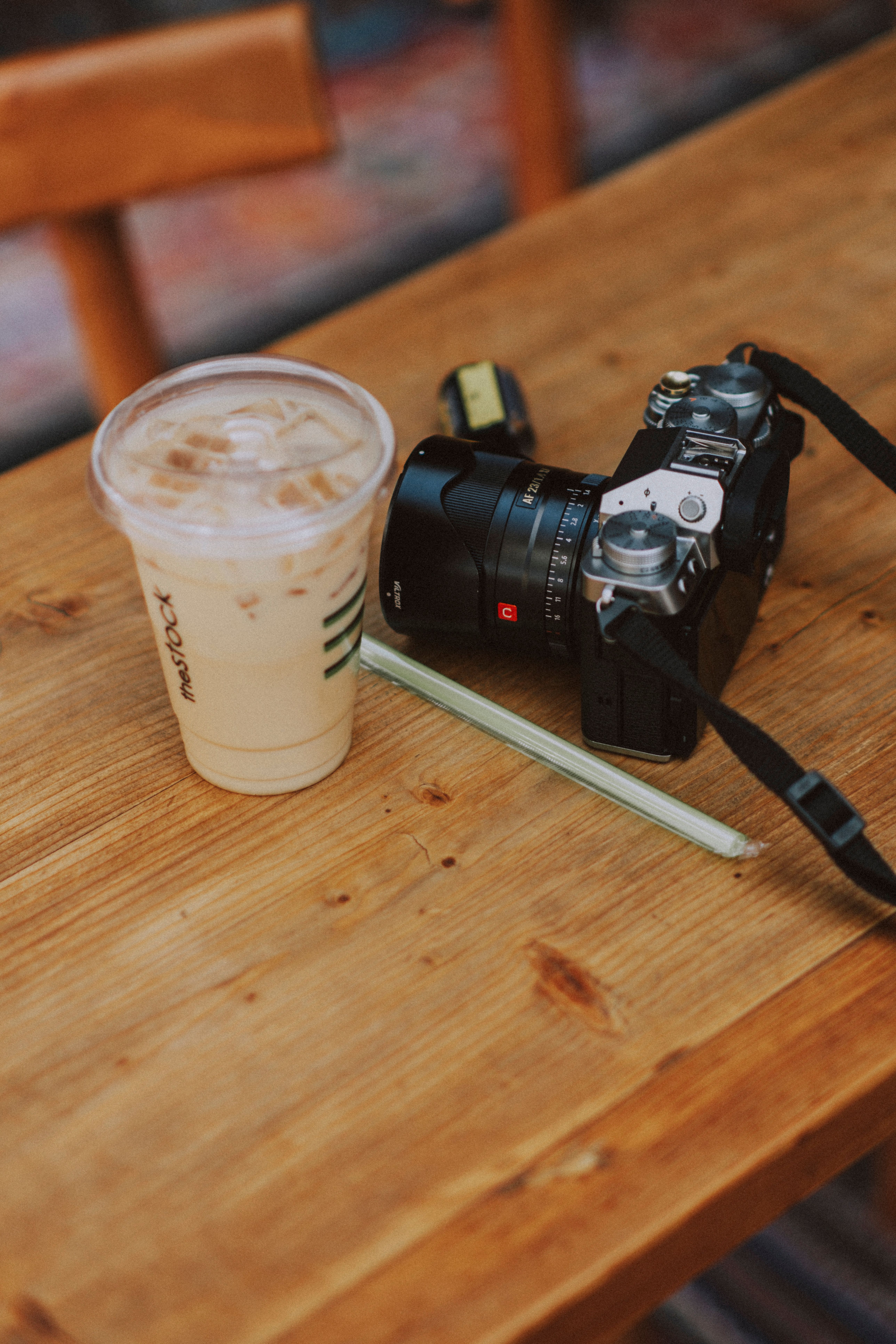 Camera and Cup of Coffee · Free Stock Photo
