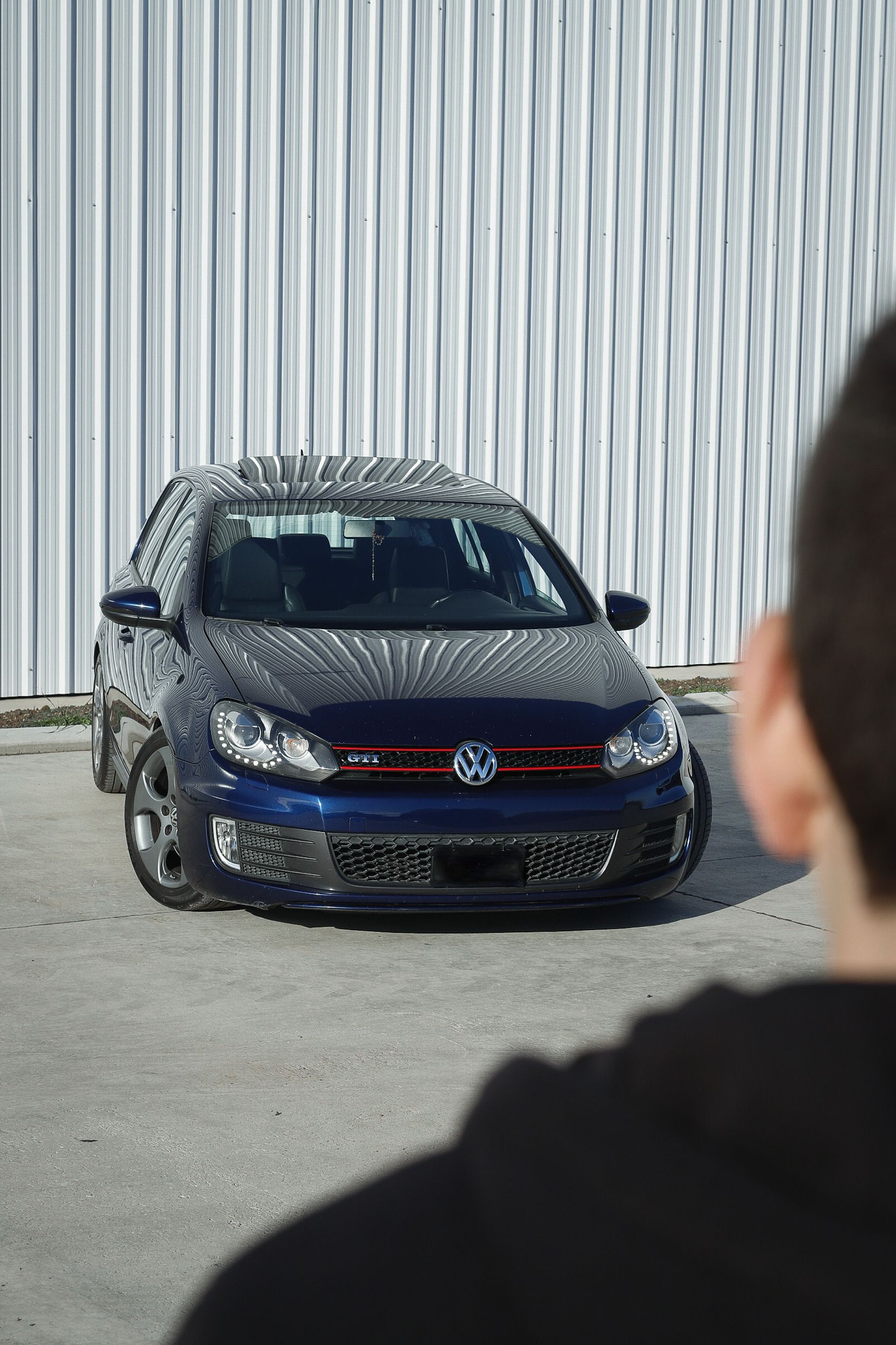Dark Blue Volskwagen Golf GTI · Free Stock Photo