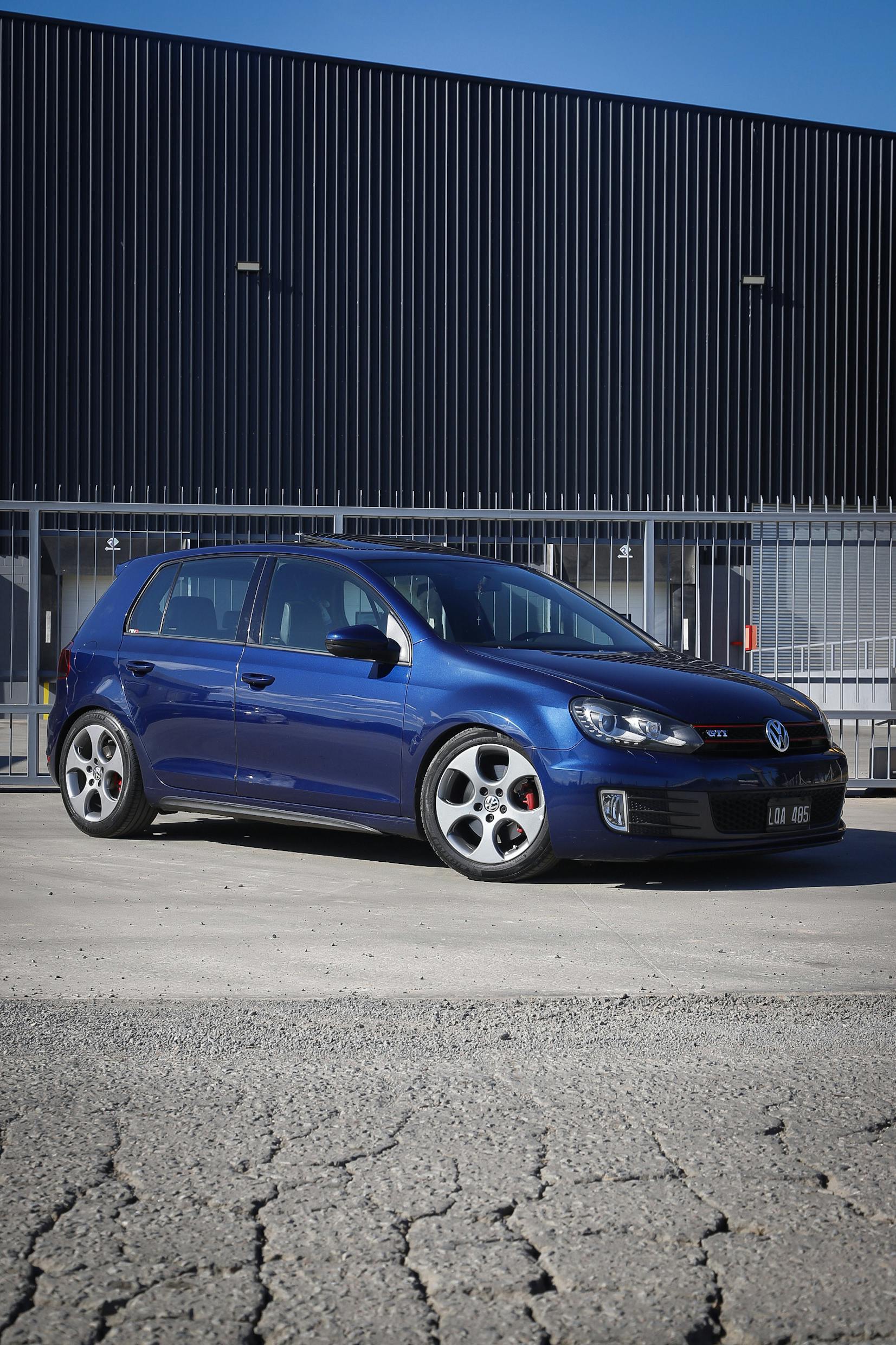 Dark Blue Volskwagen Golf GTI · Free Stock Photo