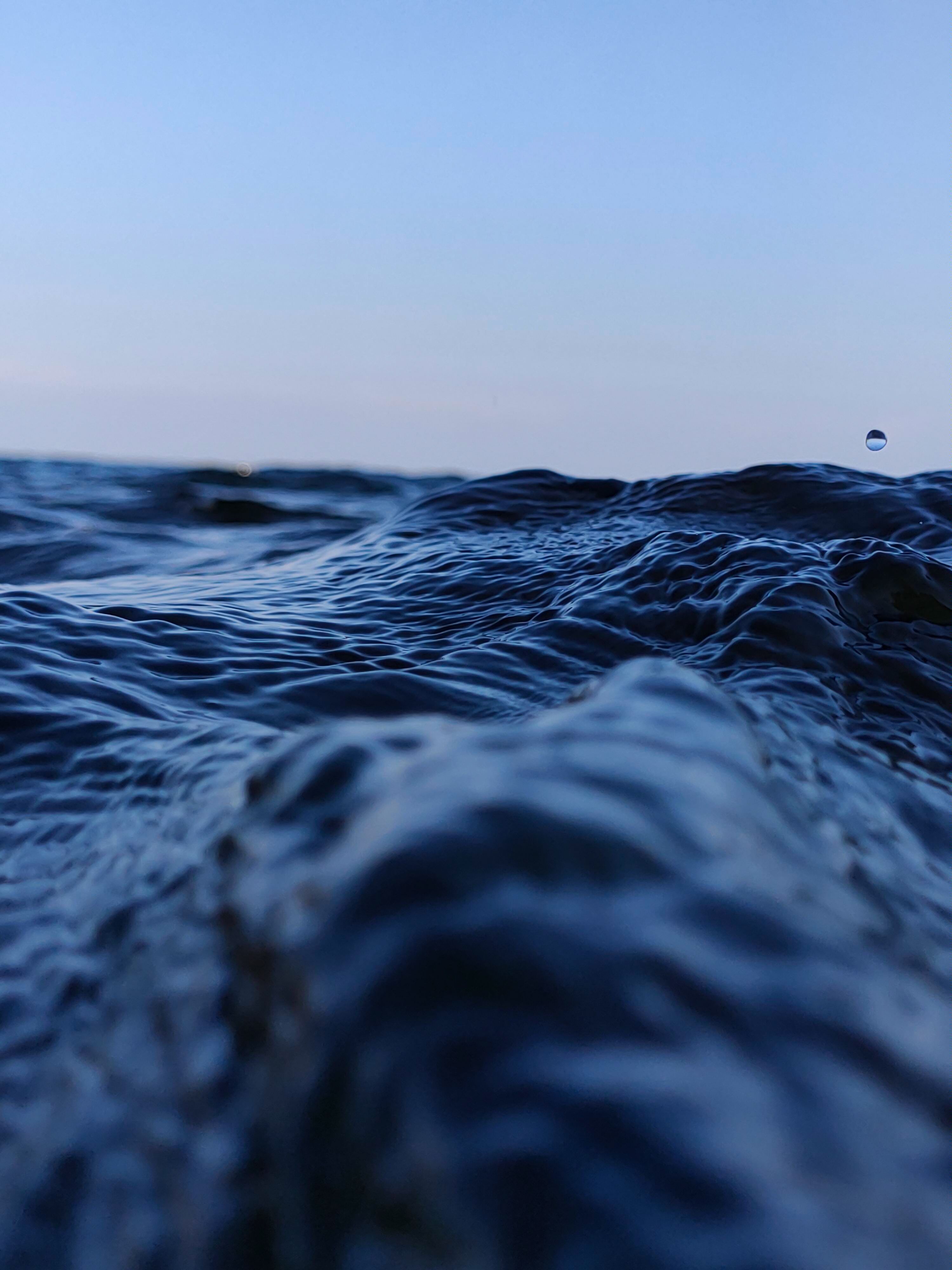 Blue, Wavy Water Surface · Free Stock Photo