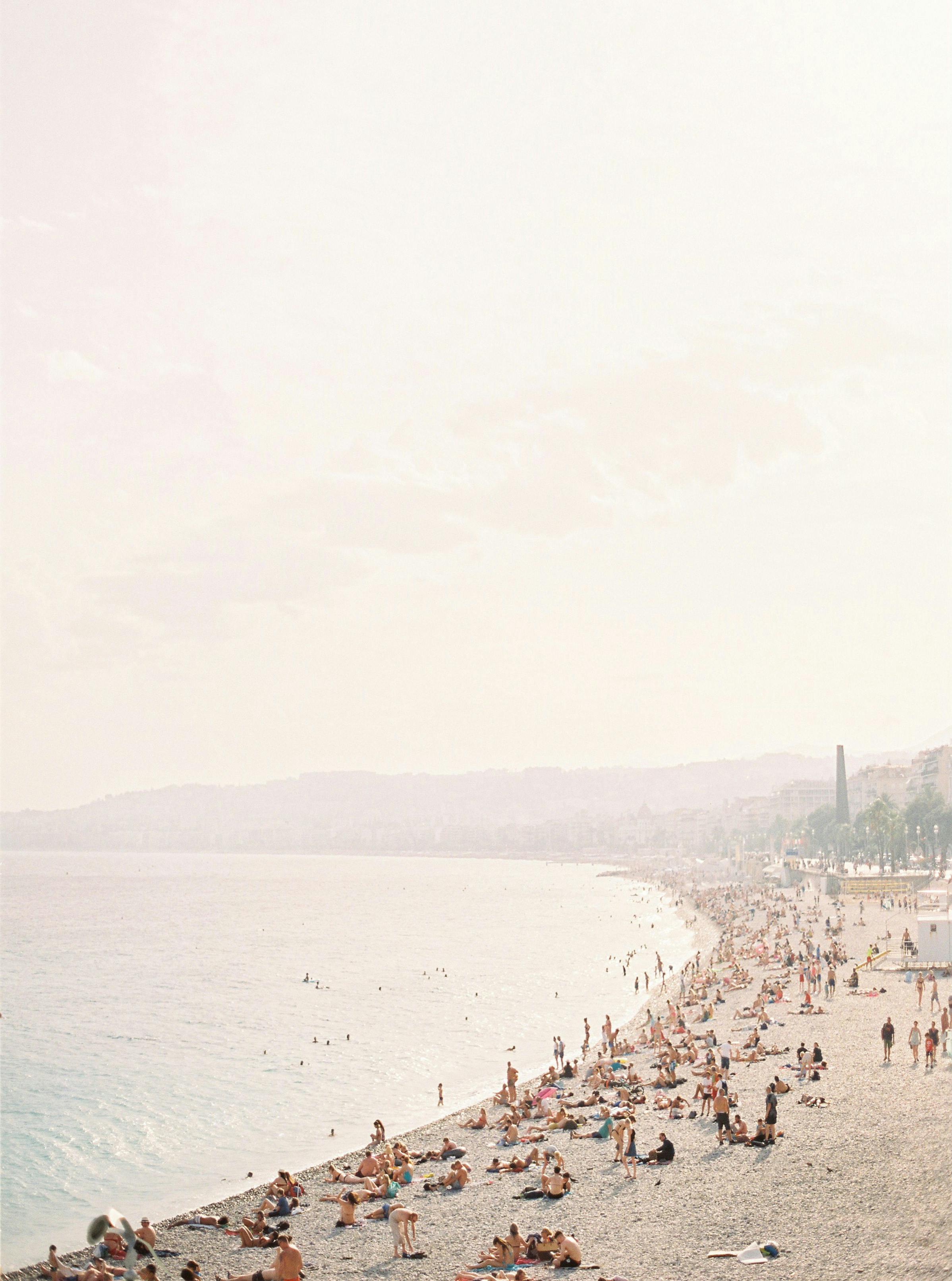 French Beach Crowded