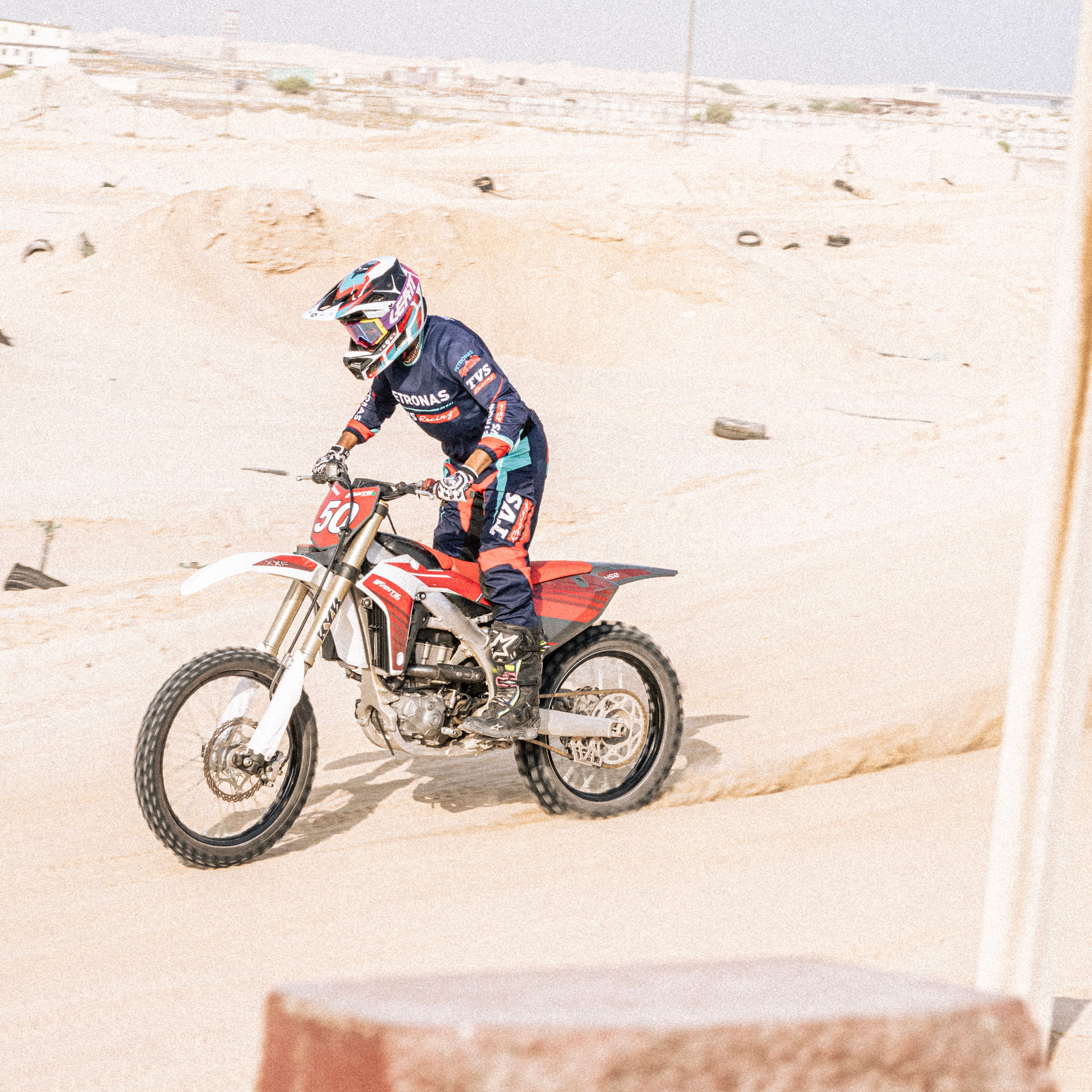 Motocross Race on Desert · Free Stock Photo