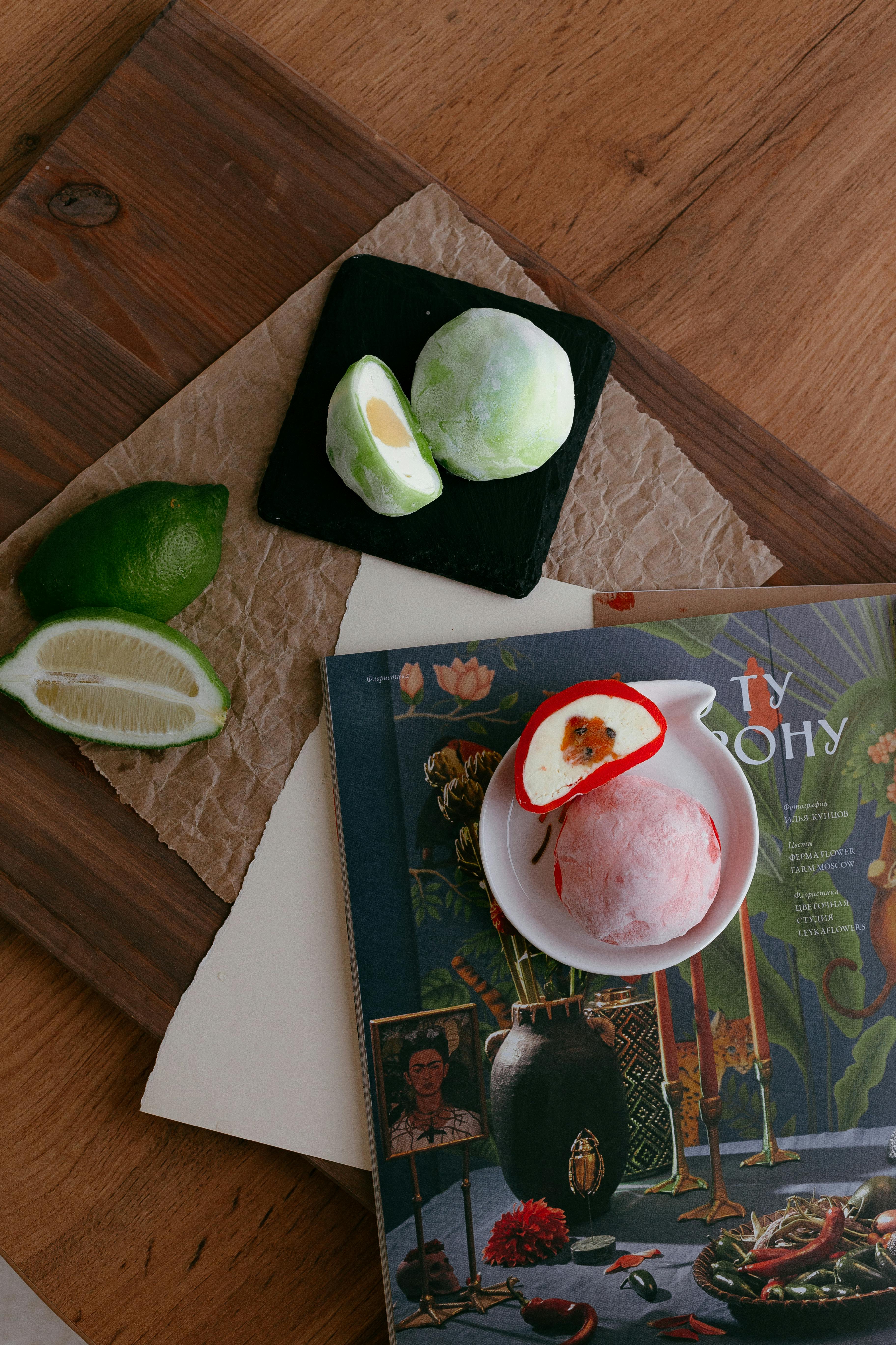 Sweet Rice Rolls with Filling Covered with Flour · Free Stock Photo