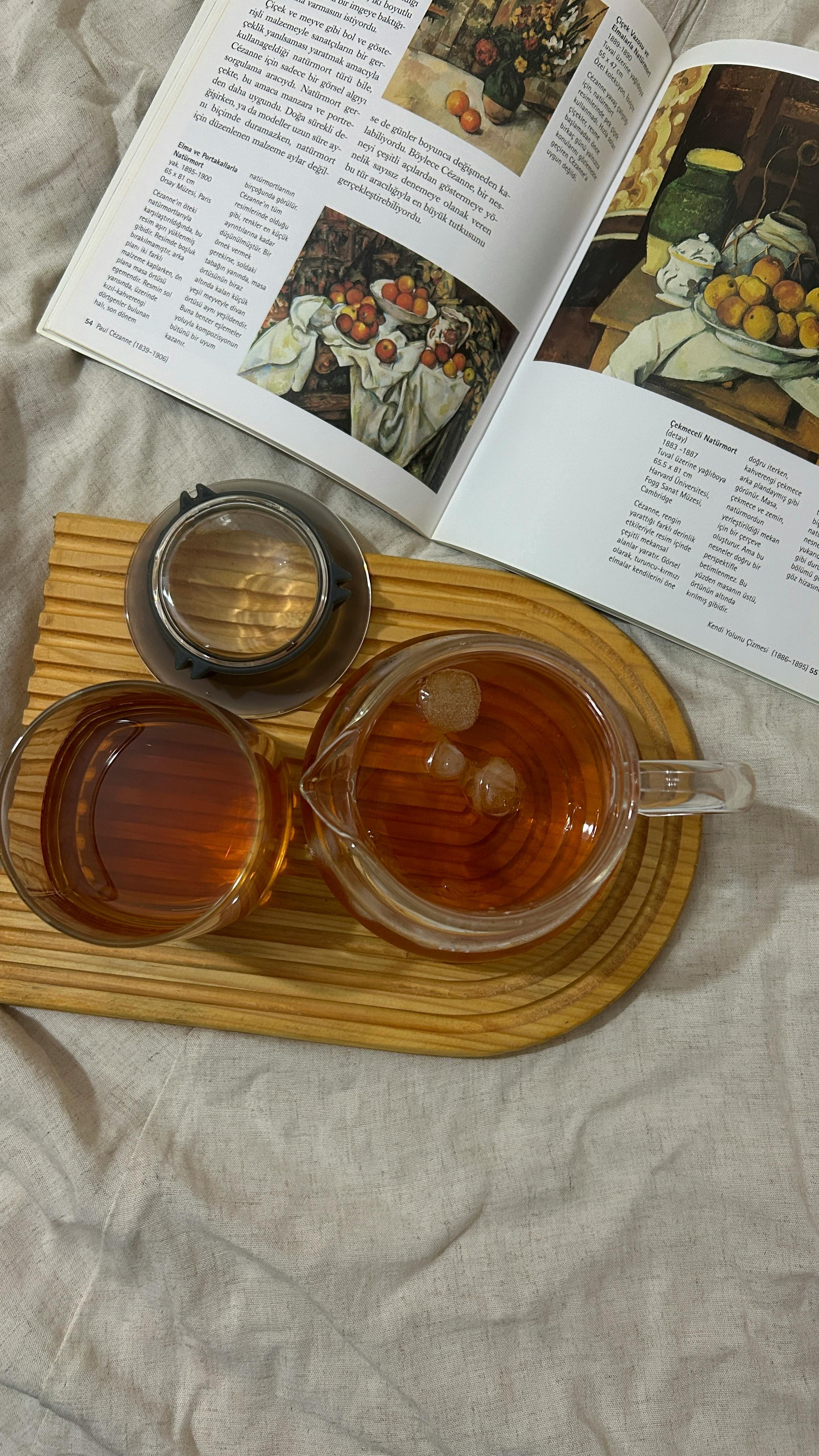 Jug with Beverage by Magazine · Free Stock Photo