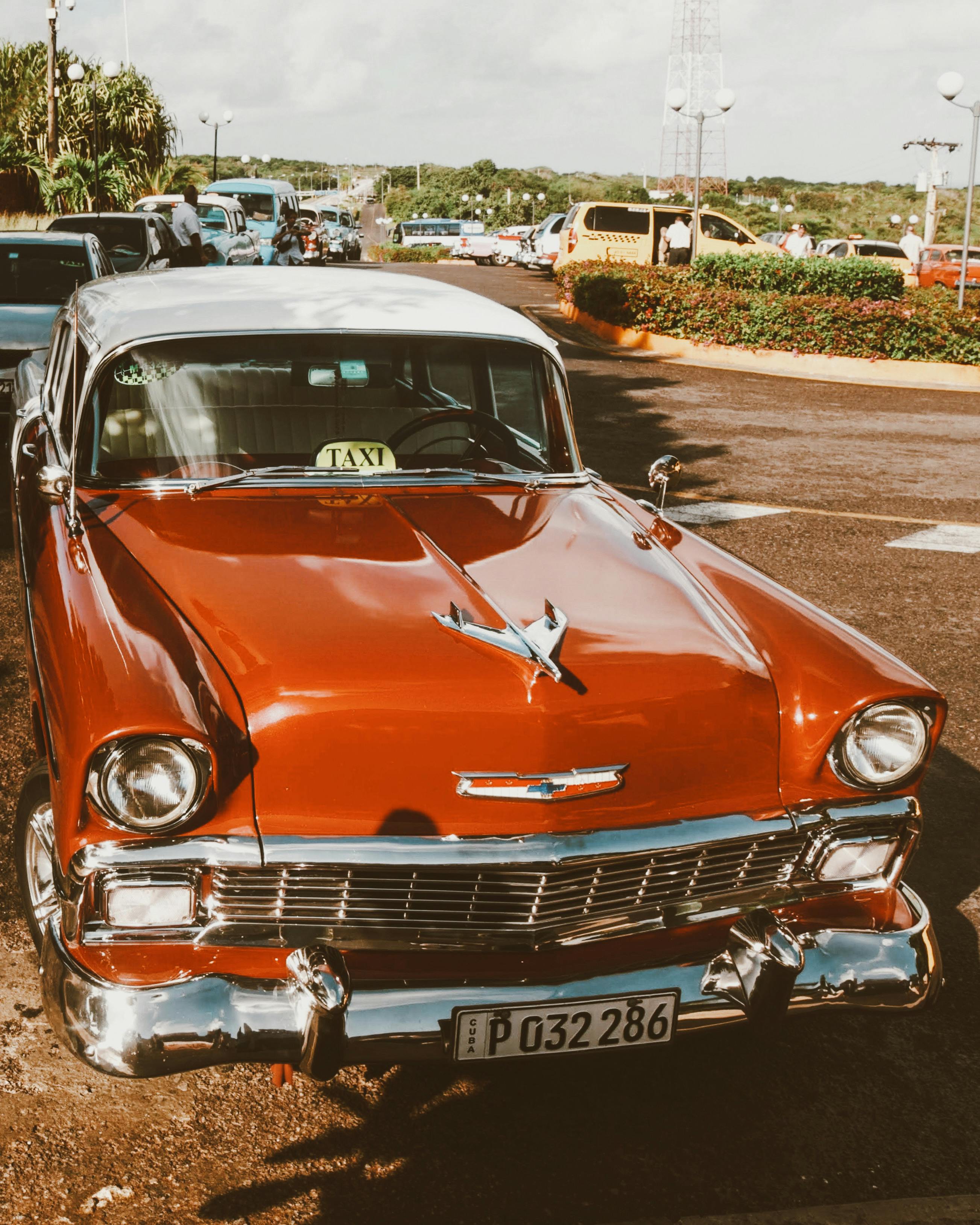 Vintage Red Car · Free Stock Photo