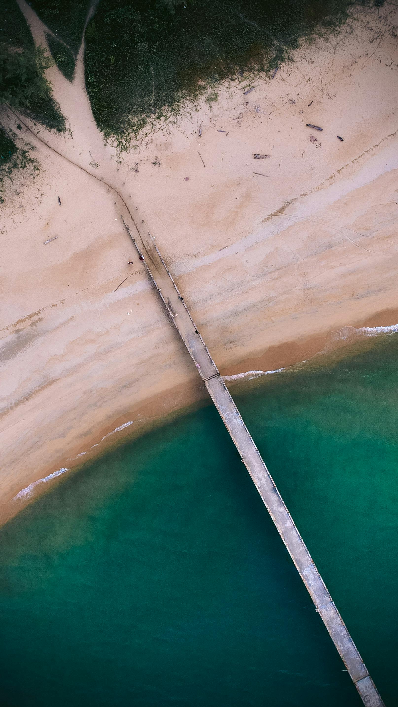 Top View of Boats Moored on the Shore of Siargao Island in Philippines ...