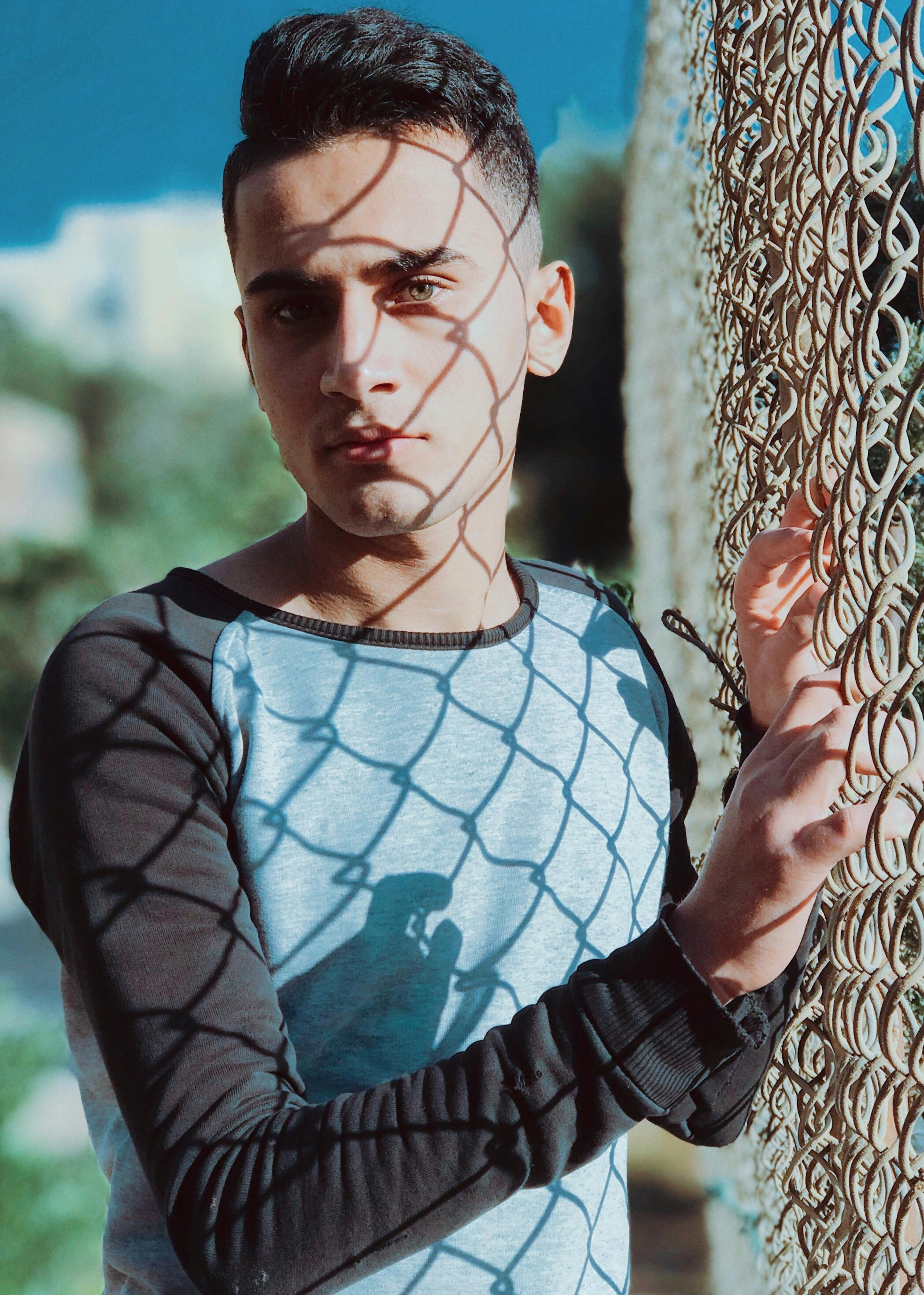 High Angle Shot of Man Wearing Collared Shirt · Free Stock Photo