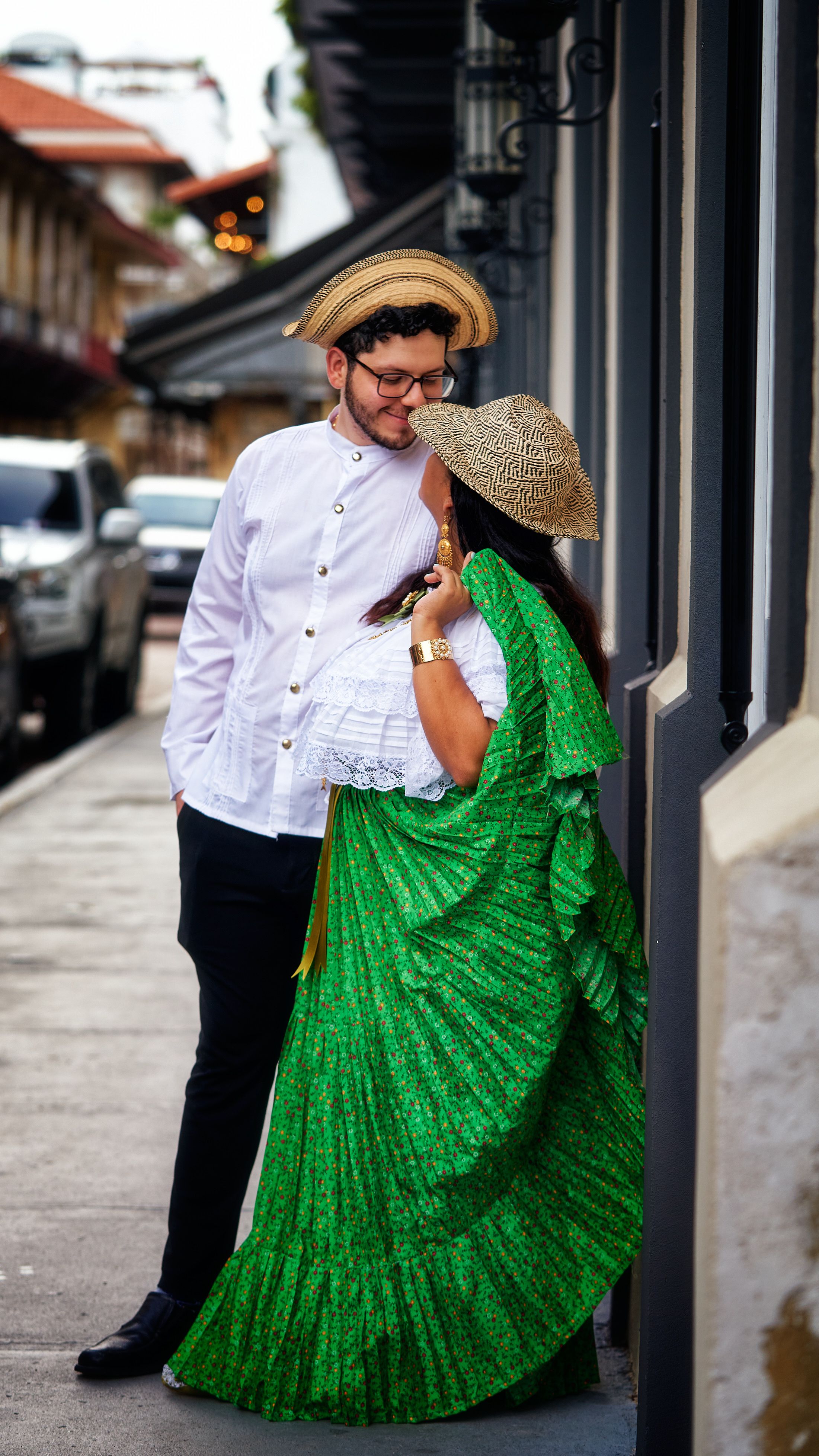 Couple of Dancers in Folklore Costumes · Free Stock Photo