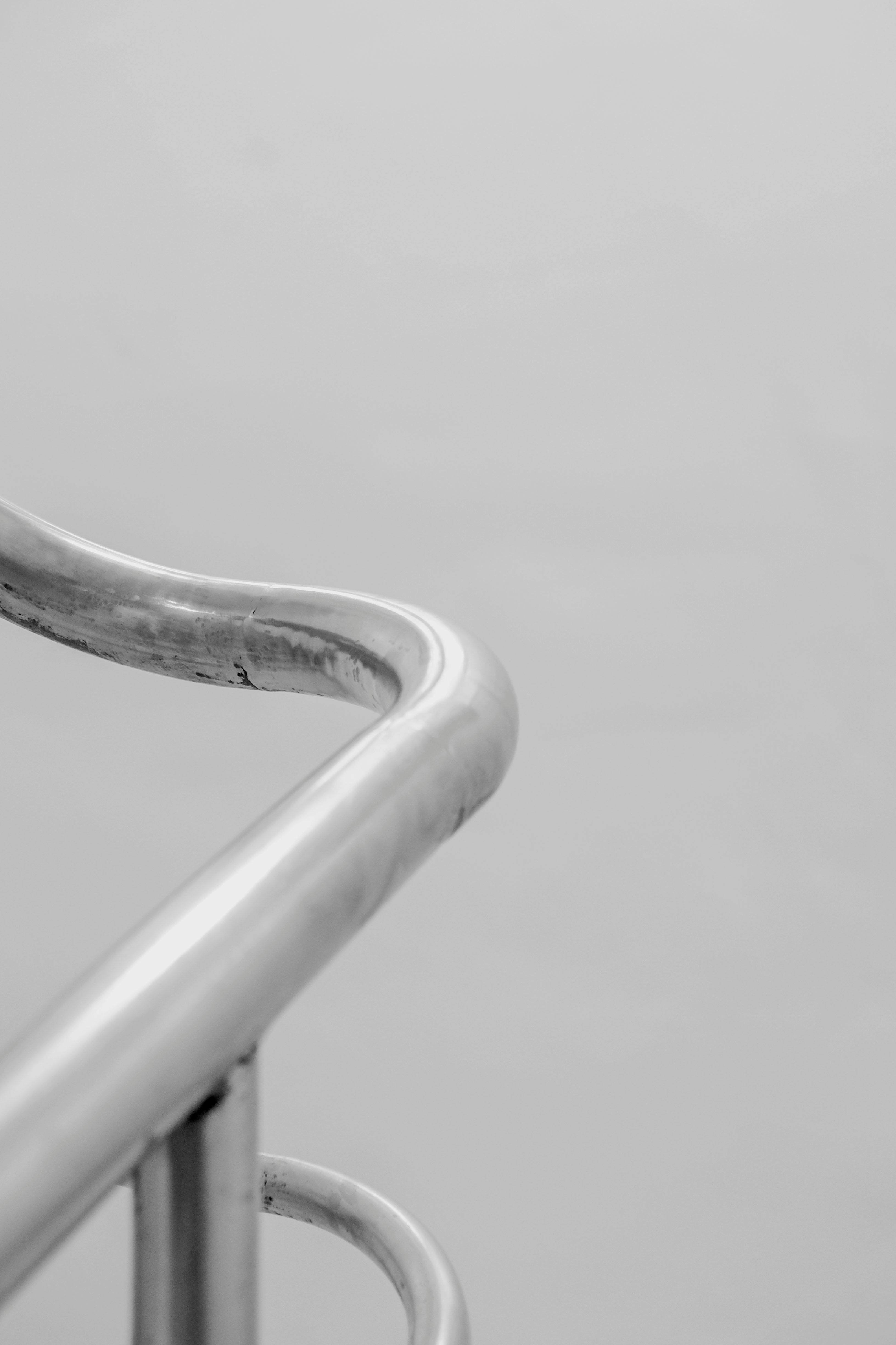 Monochrome Photo of Handrail · Free Stock Photo