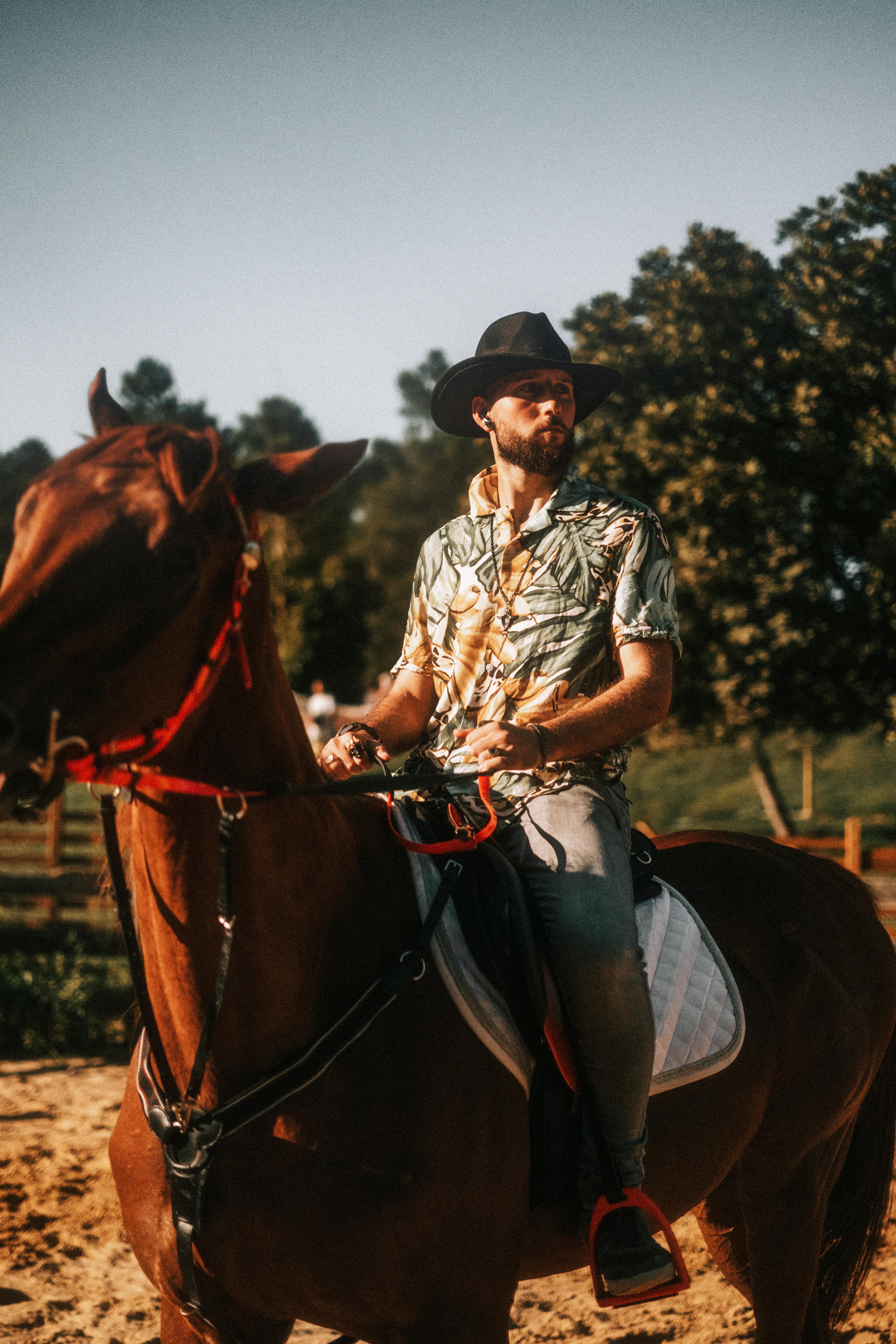 A Man Riding a Horse · Free Stock Photo