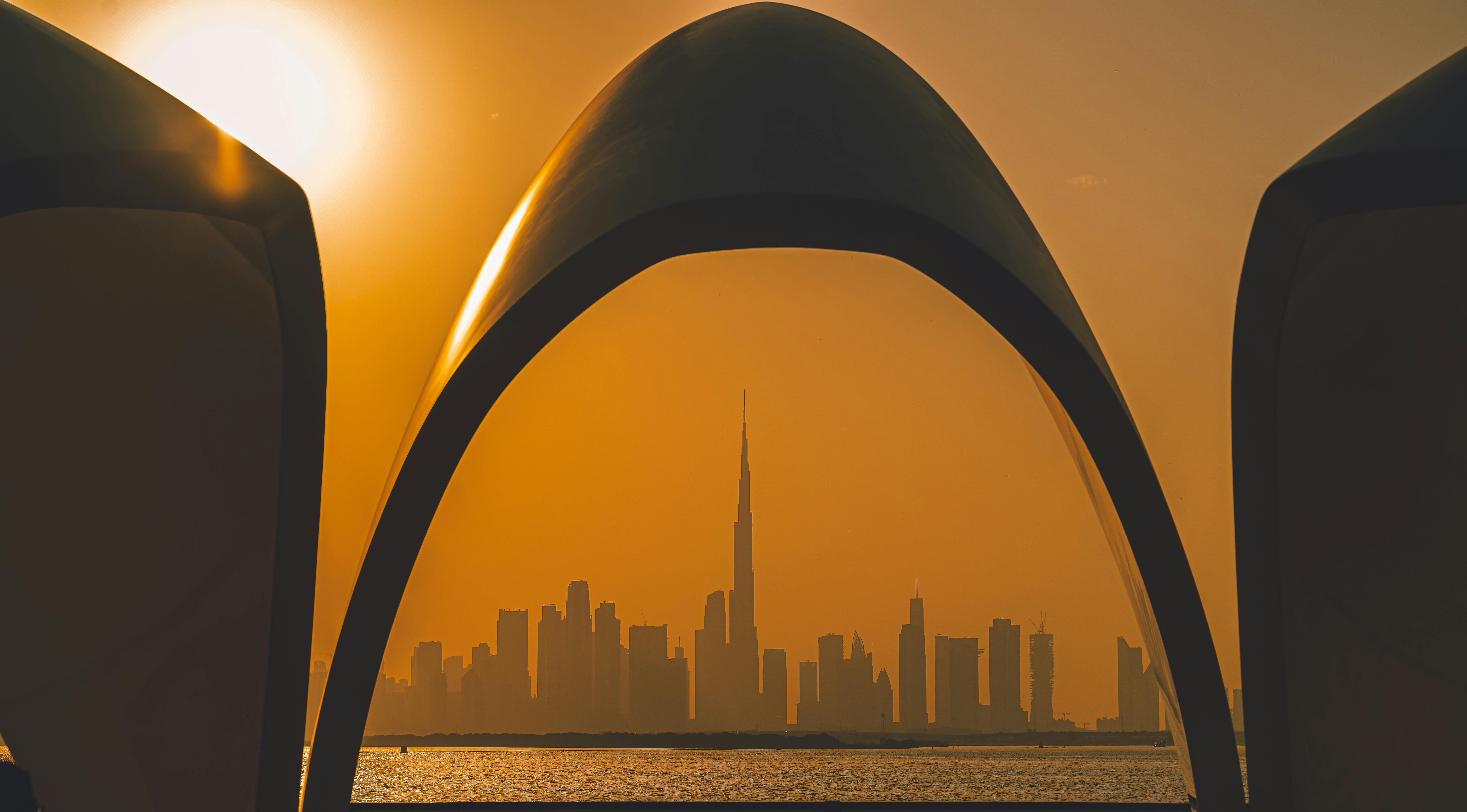 Foto de stock gratuita sobre anochecer, arco, arcos, arquitectura ...