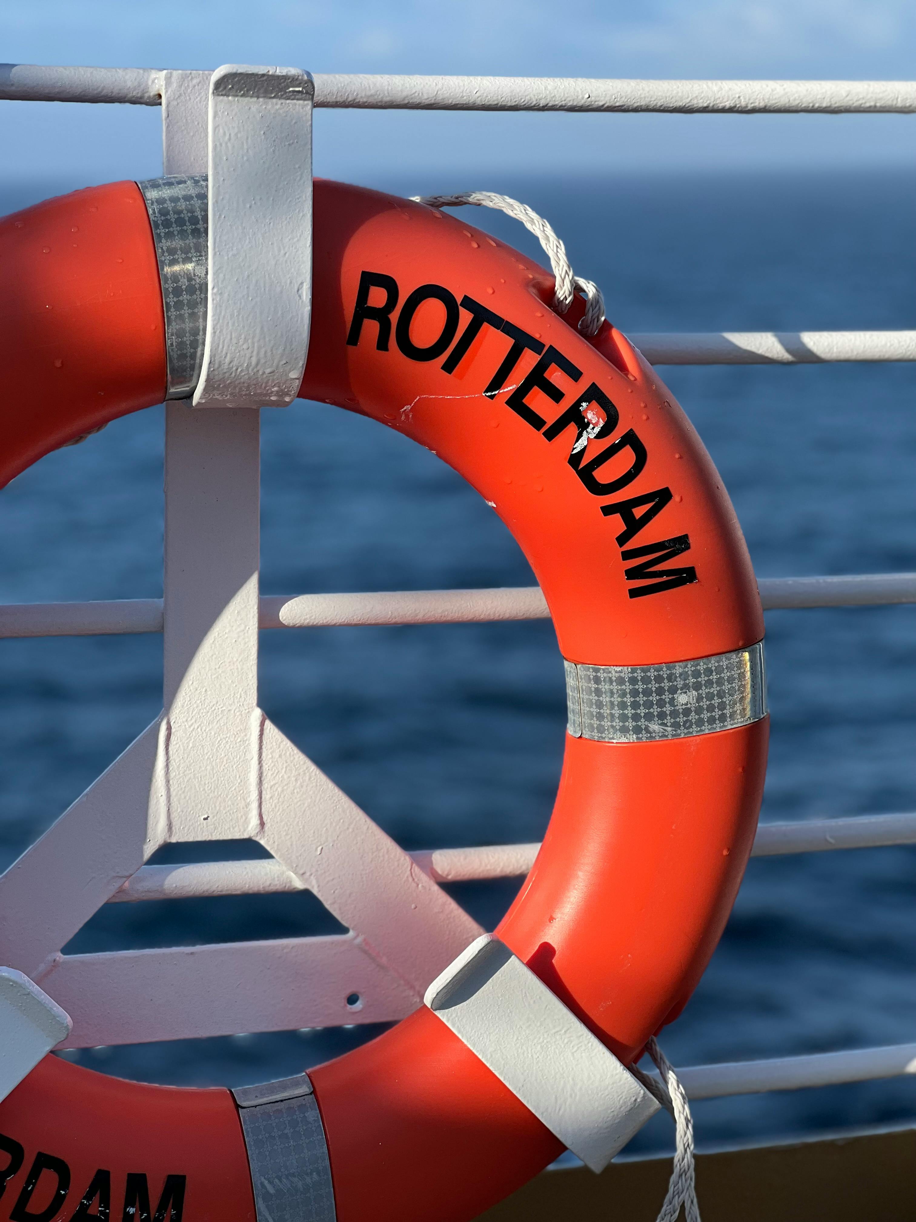 Emergency Lifebuoy on Watercraft · Free Stock Photo