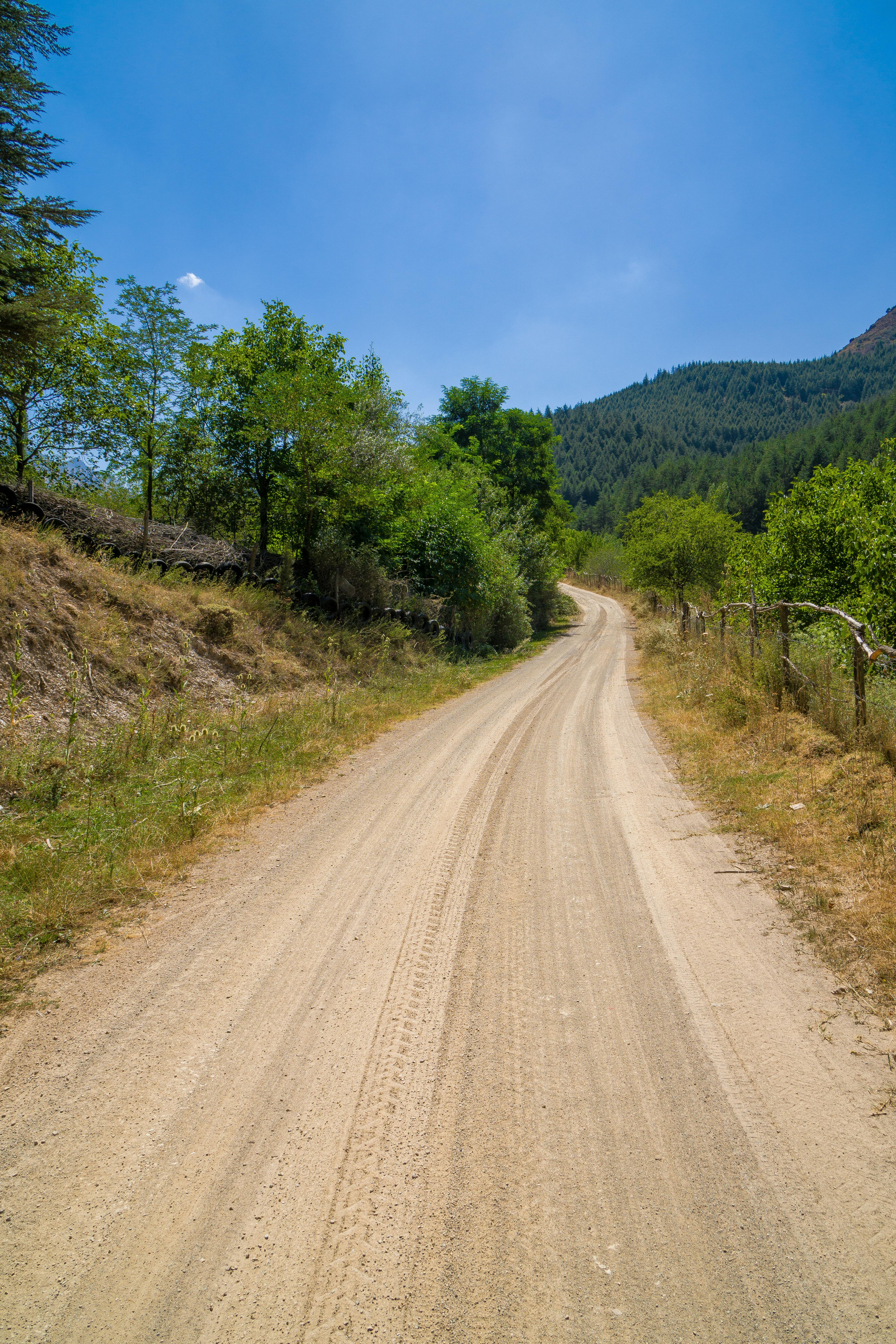 Dirt Road Passing through Scenic Landscape · Free Stock Photo