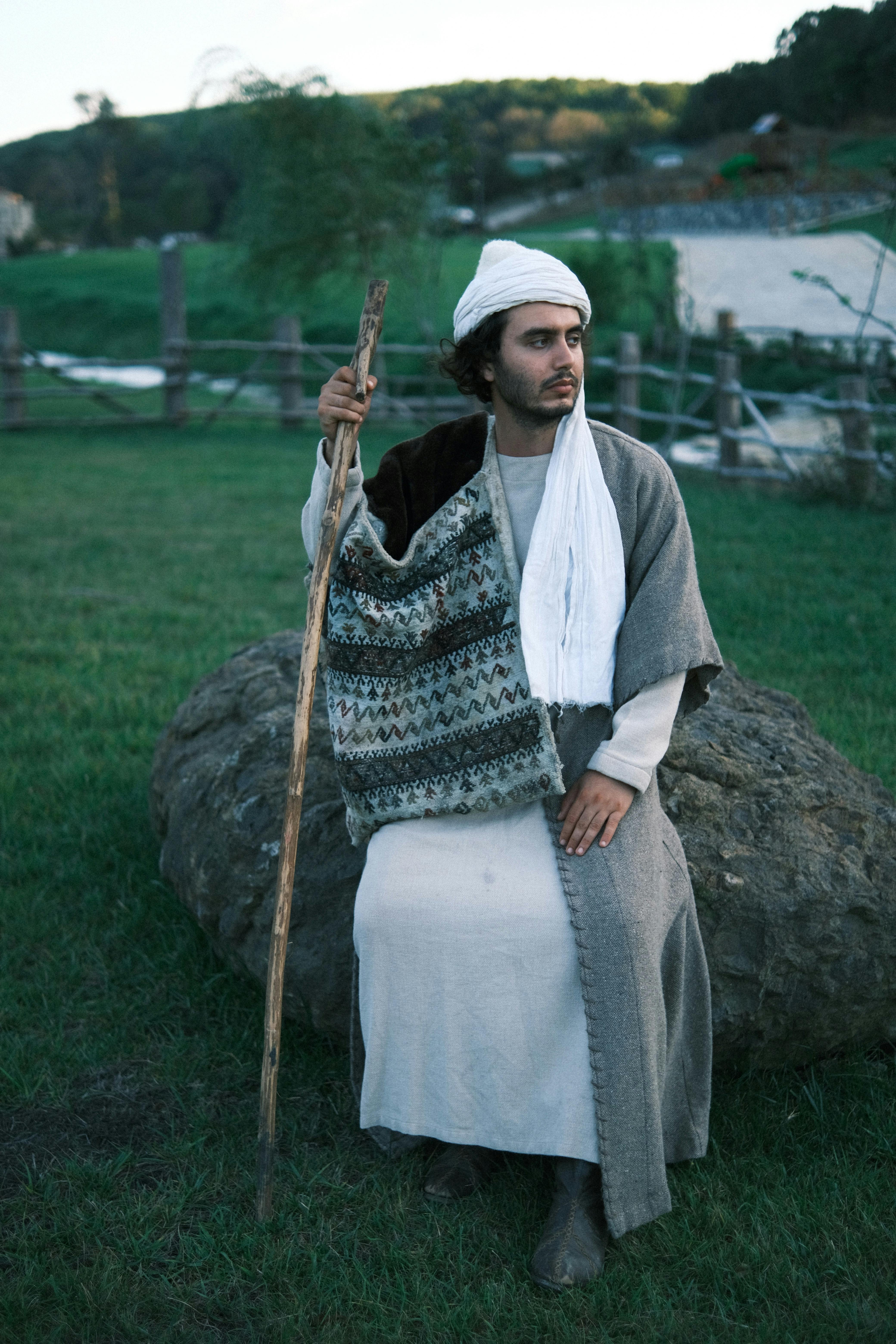 Shepherd in Traditional Clothing · Free Stock Photo
