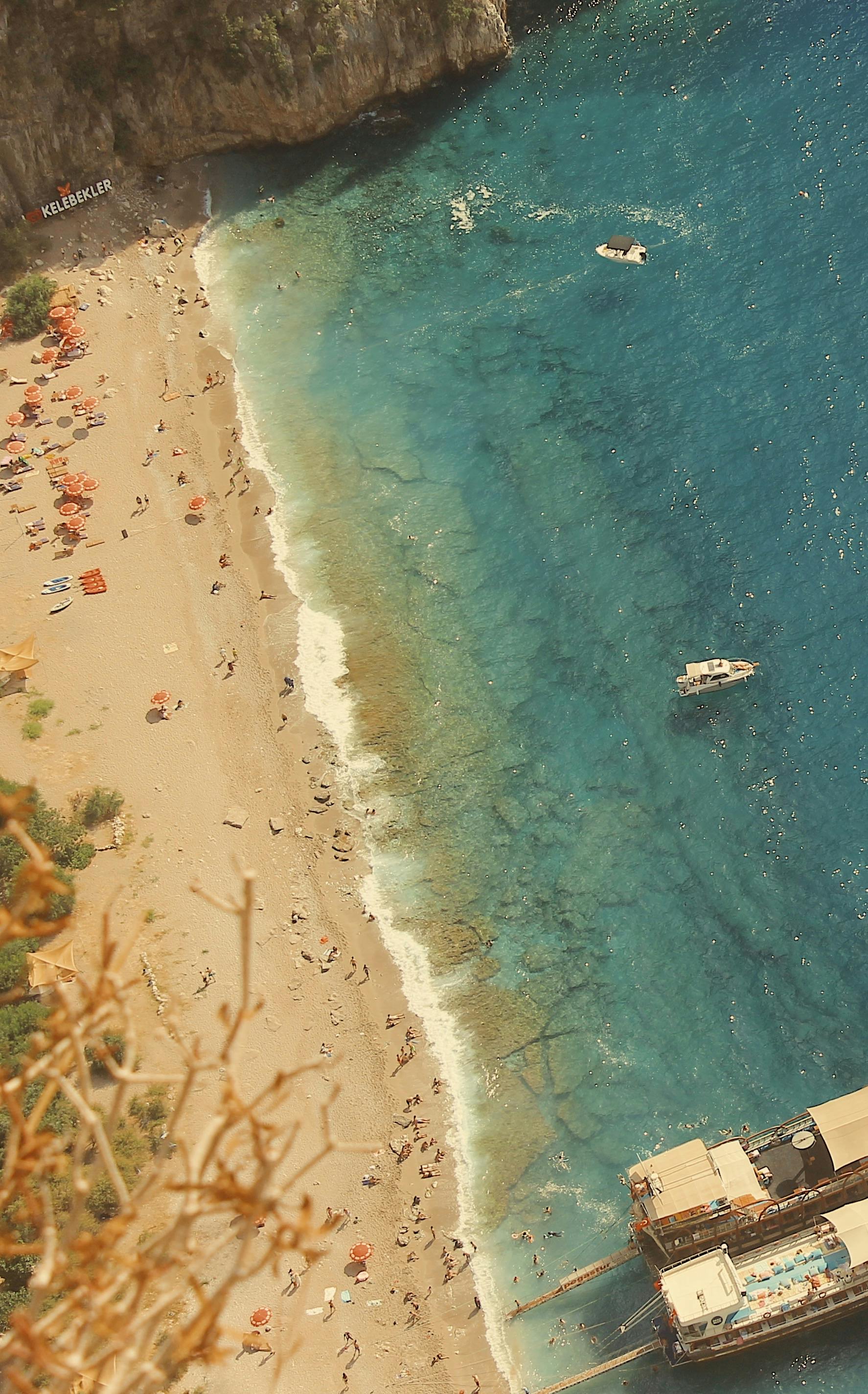 Aerial View of a Beach · Free Stock Photo