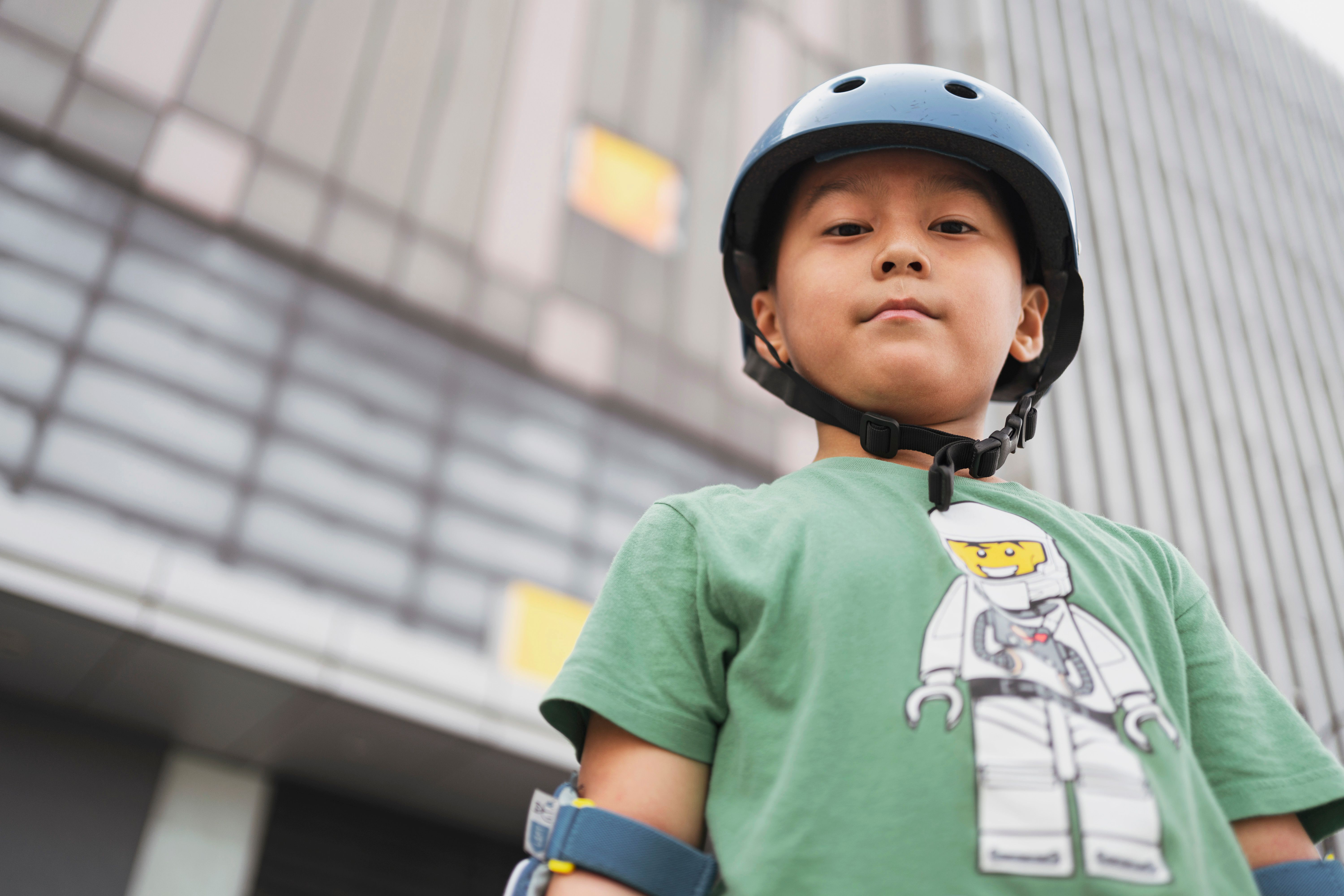 Boy in Helmet · Free Stock Photo