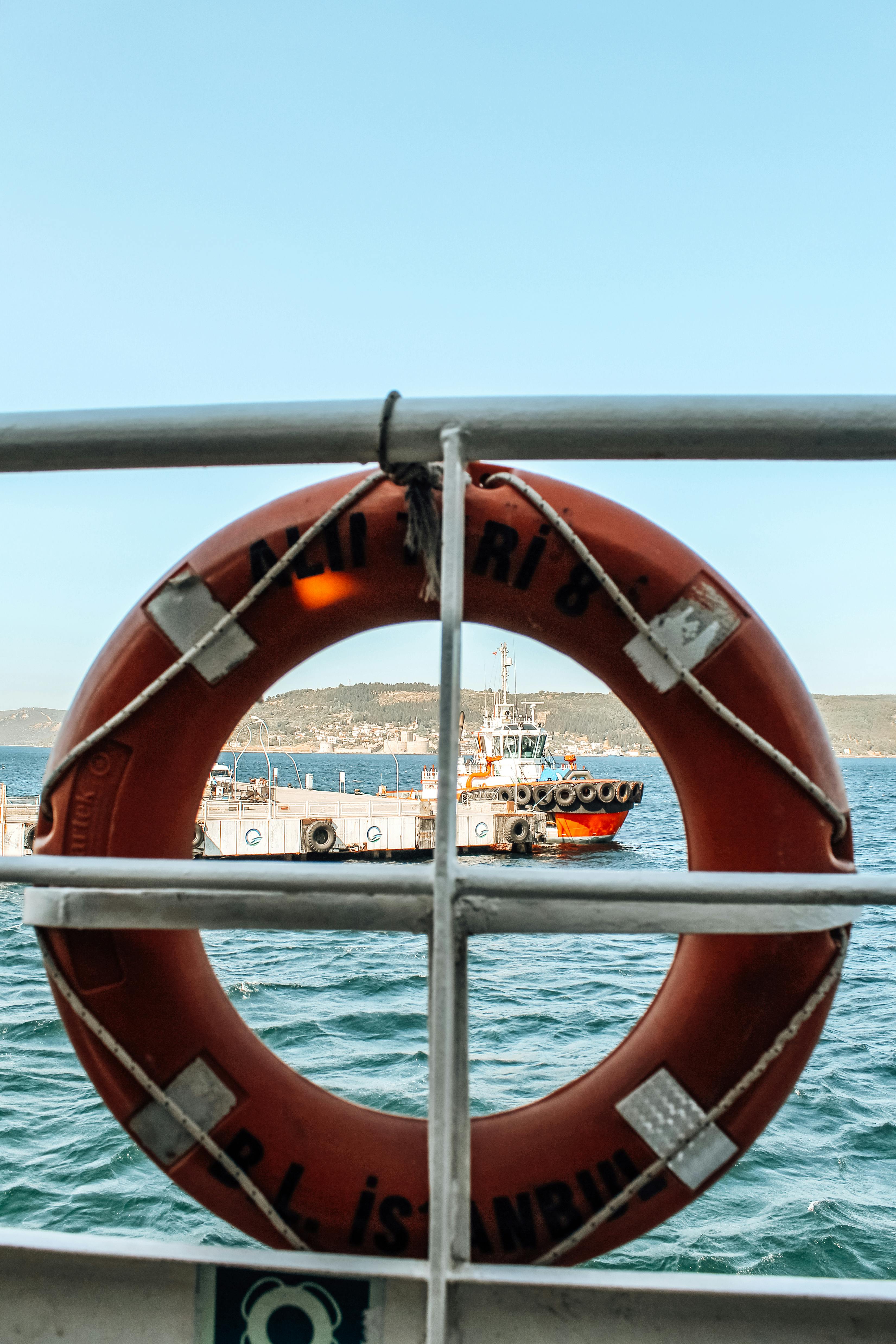 Safety Ring Hanging on Ship · Free Stock Photo