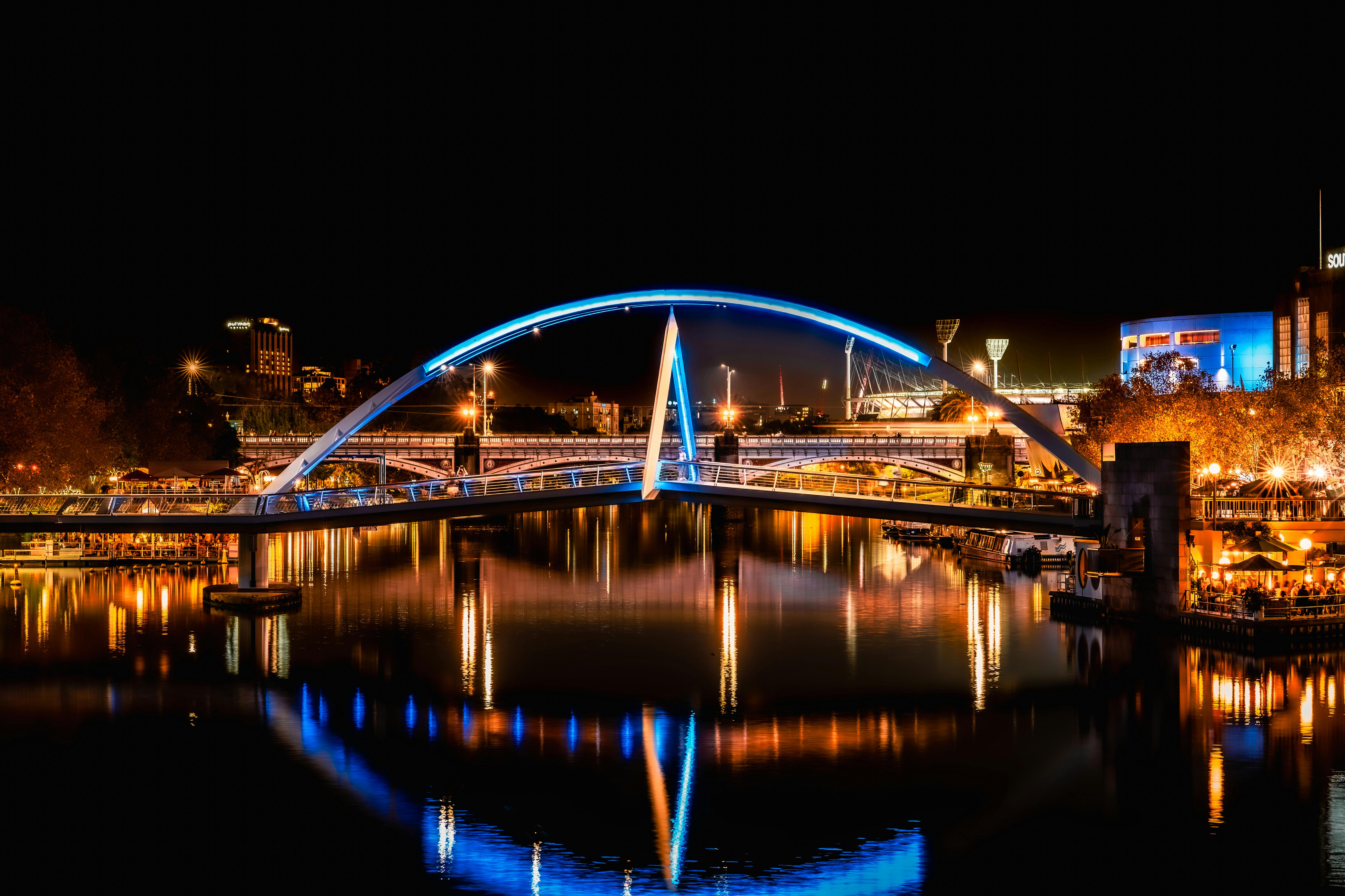 Night Bridges Photos, Download The BEST Free Night Bridges Stock Photos ...