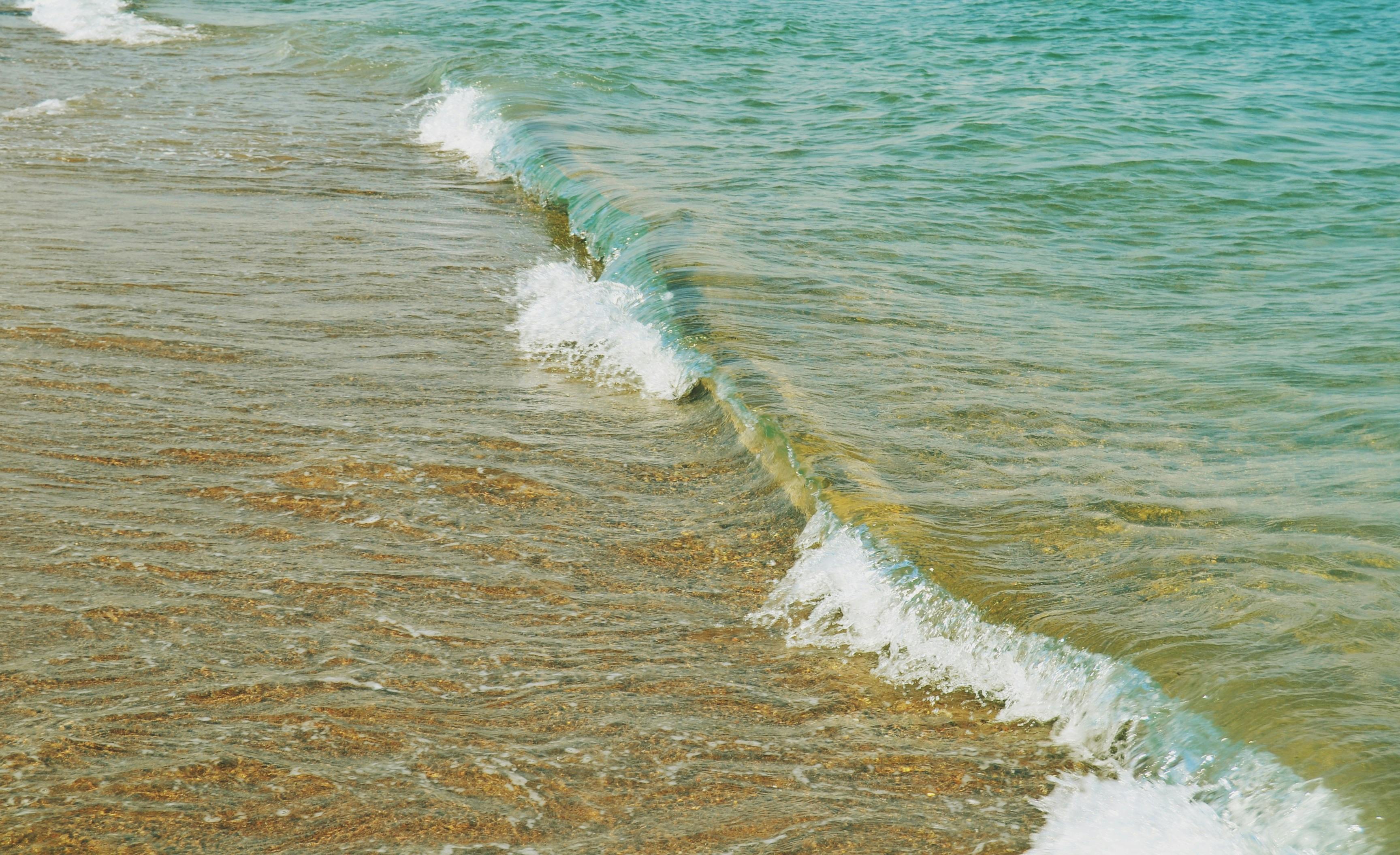 Shallow, Transparent Water on Shore · Free Stock Photo