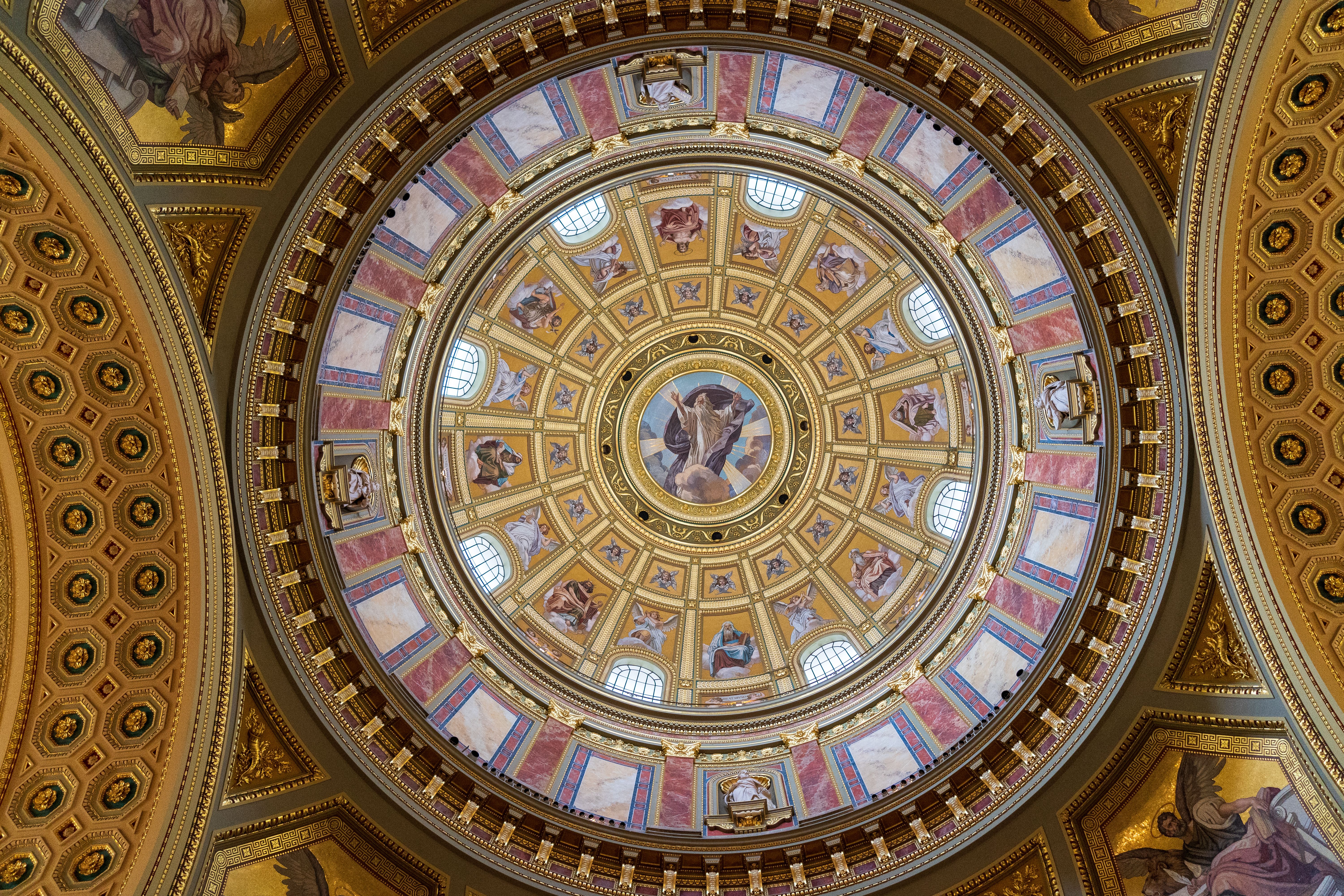 Neoclassical Cupola of Saint Stephens Basilica in Budapest · Free Stock ...
