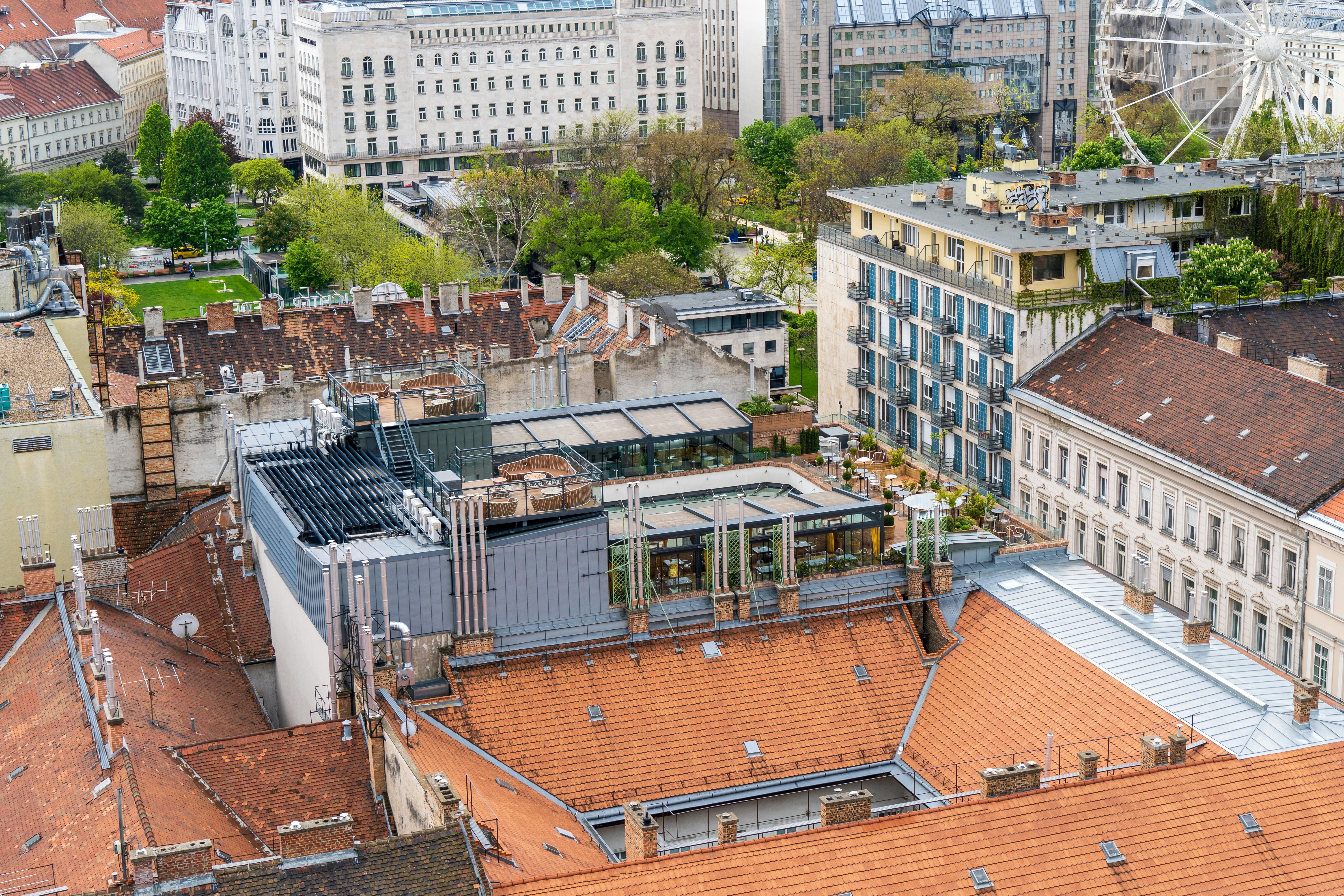 Roofs of Buildings in Budapest · Free Stock Photo