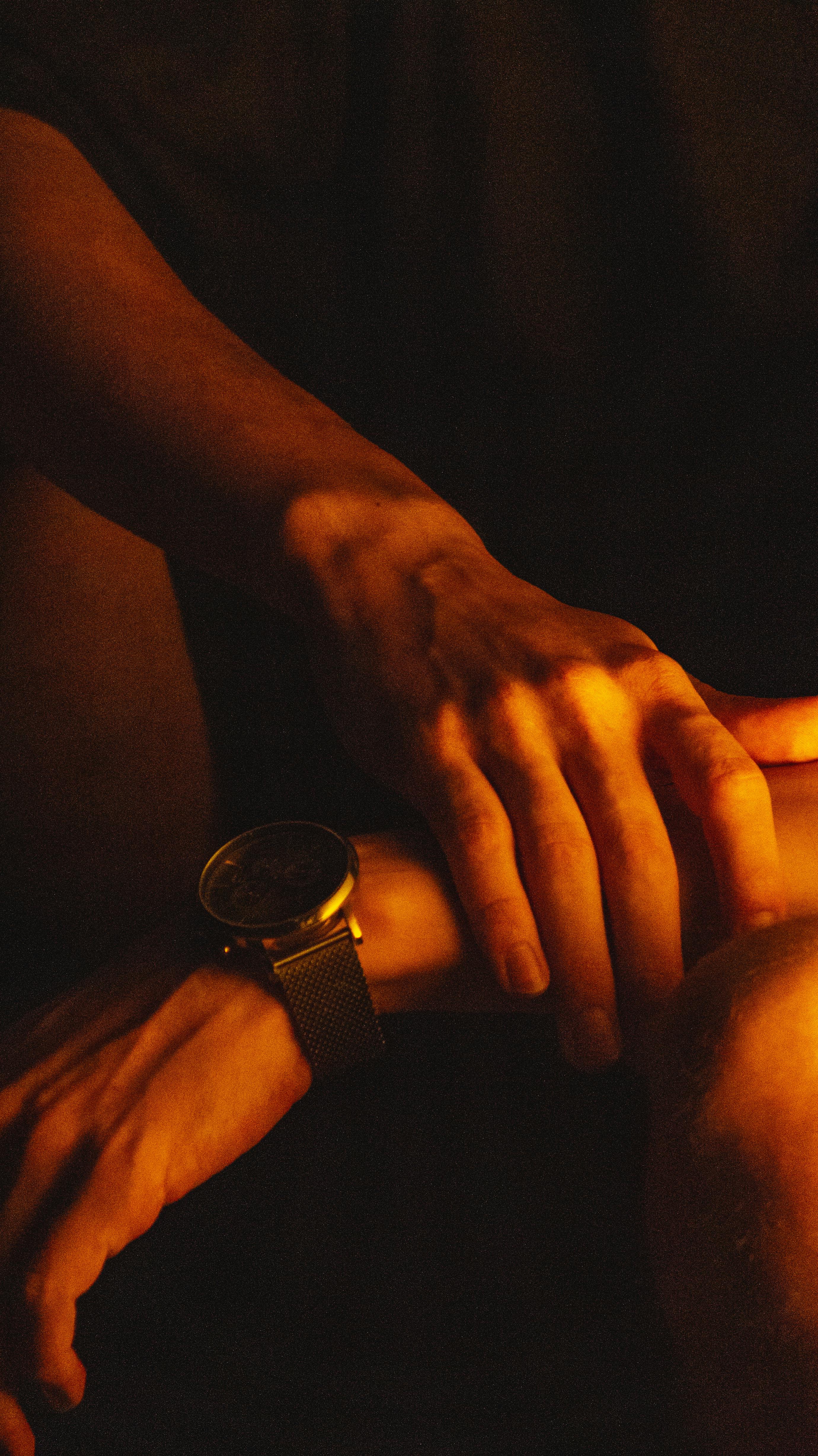 Close-up Photo of Person Touching their Shoulder · Free Stock Photo