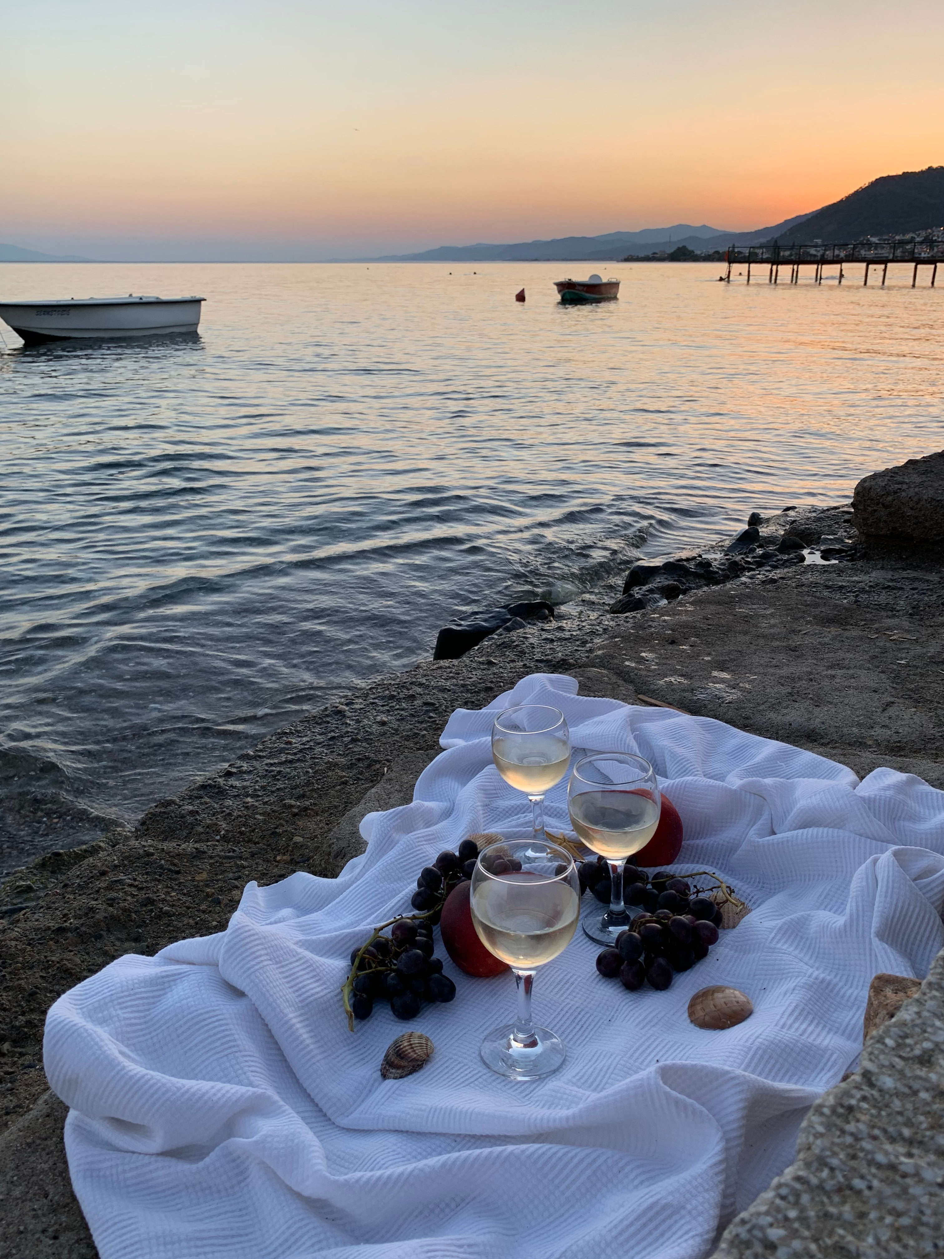 Picnic at Sea · Free Stock Photo