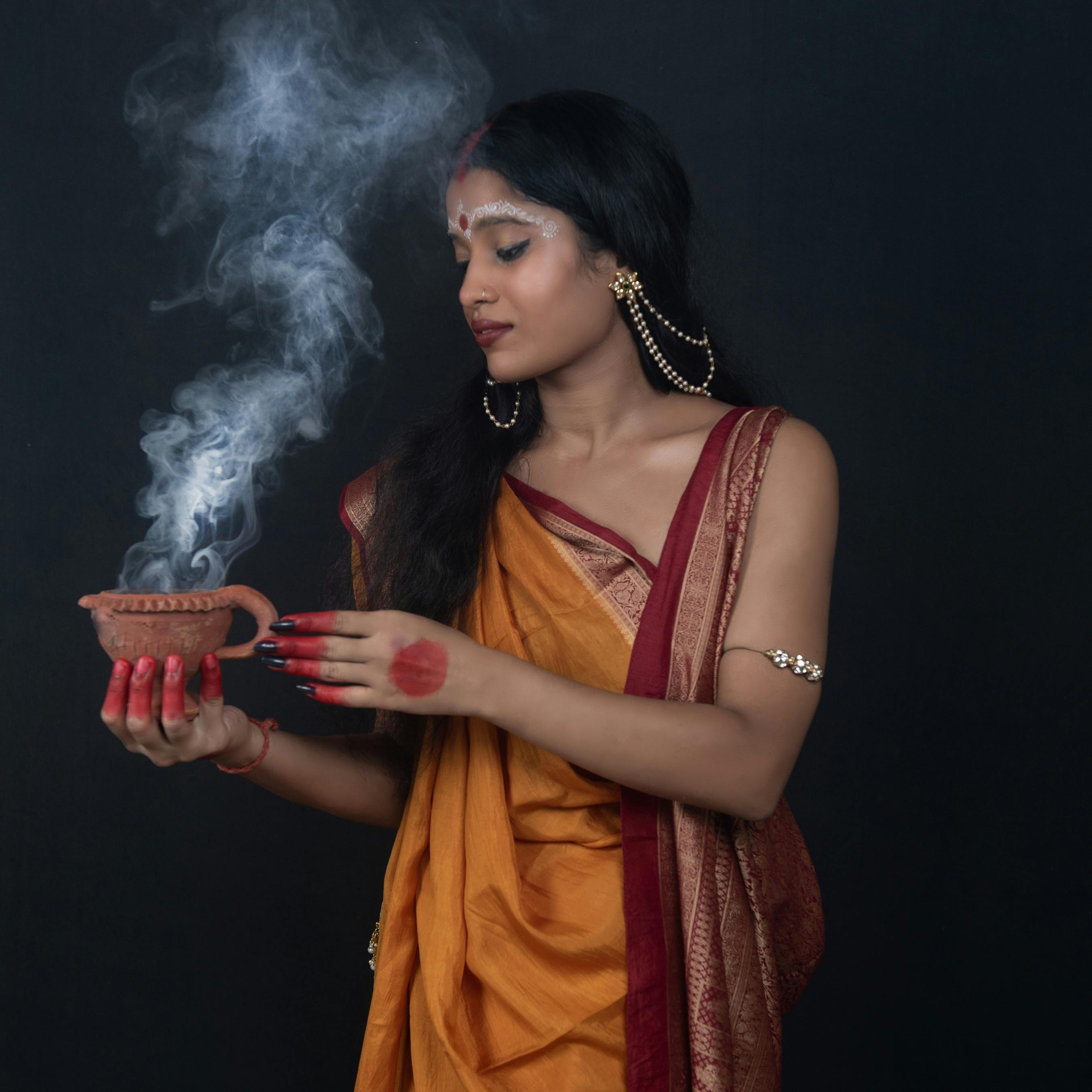 Woman Standing with Gun and Japanese Sword · Free Stock Photo
