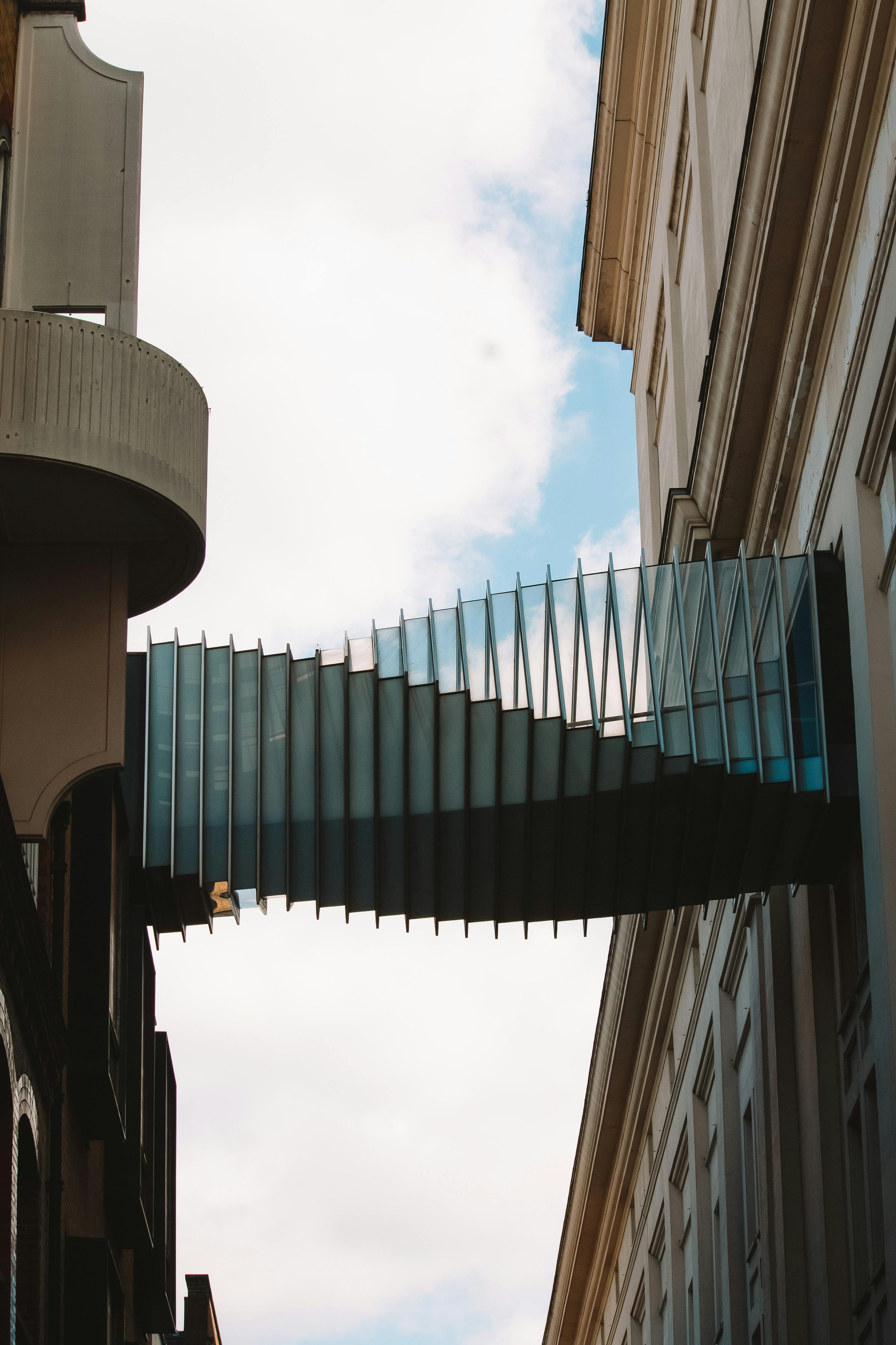 A Connection between Two Buildings in City · Free Stock Photo
