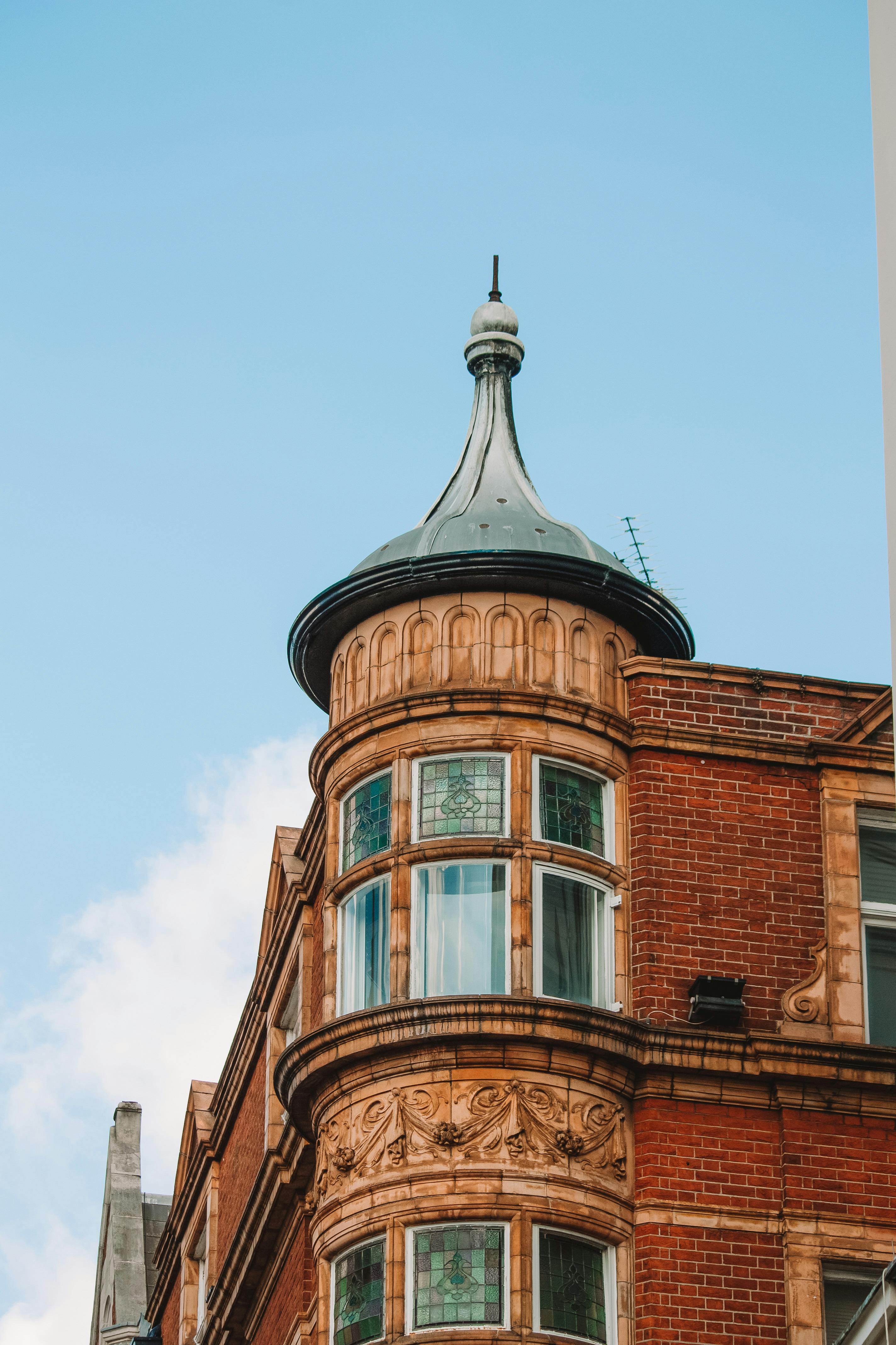 Vintage Building with Tower · Free Stock Photo
