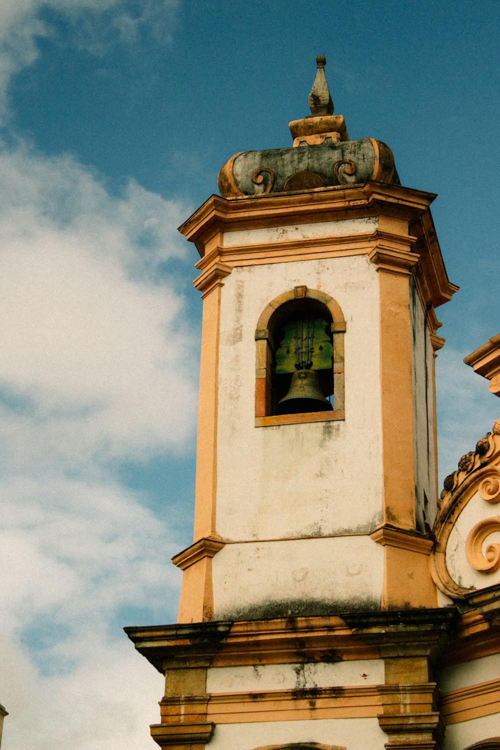 Christian Church Tower with Bell · Free Stock Photo Christian Church Tower with Bell · Free Stock Photo