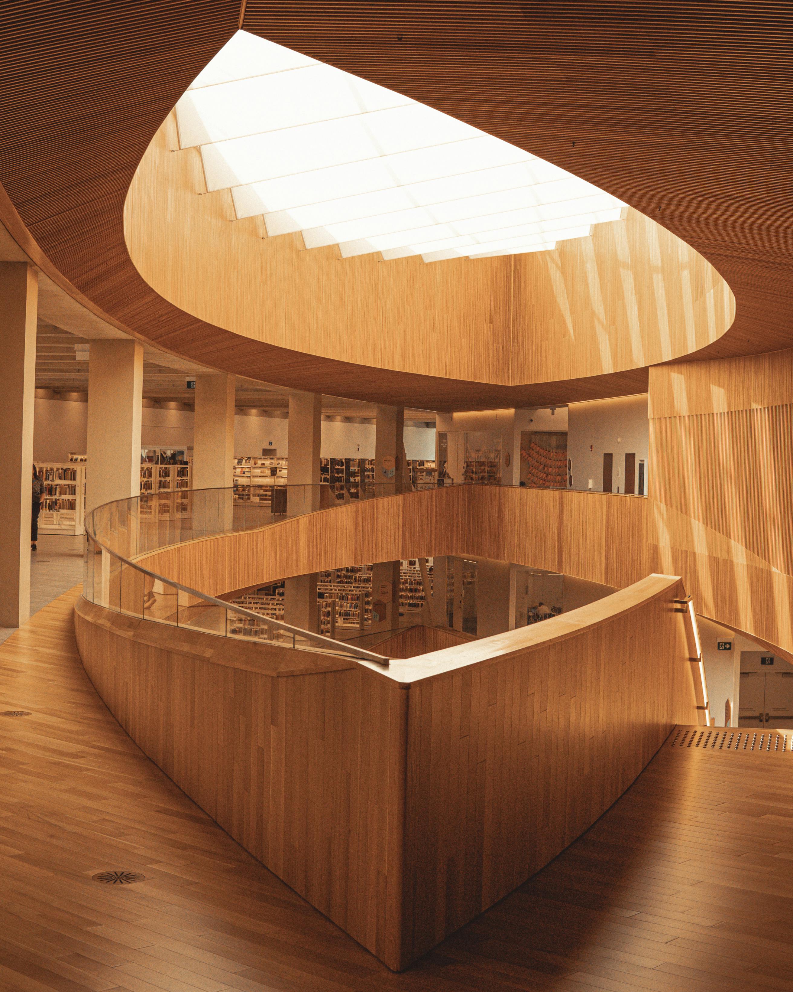 Stairwell of Calgary Central Library · Free Stock Photo