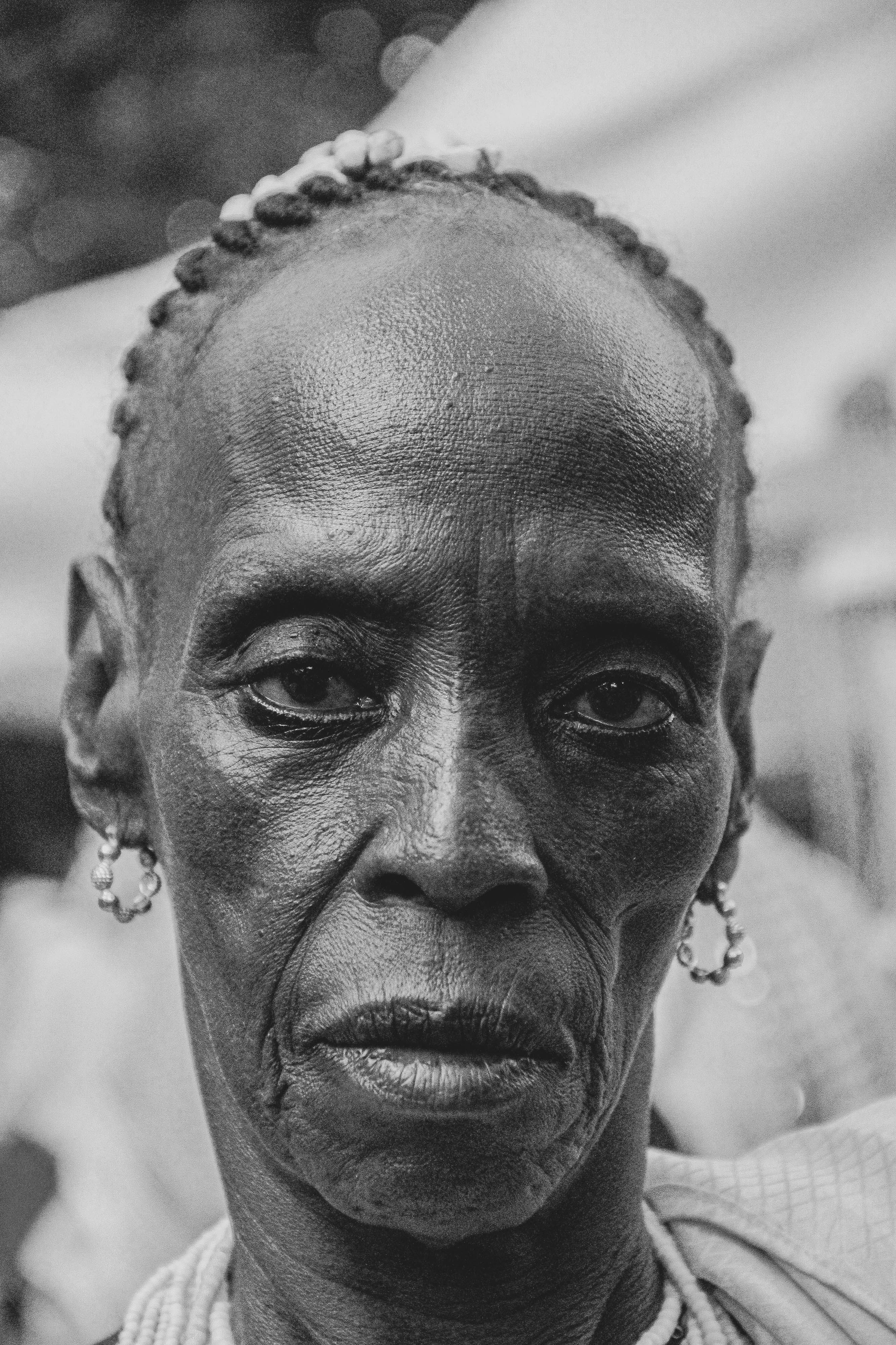 Portrait of an Eldery Woman · Free Stock Photo