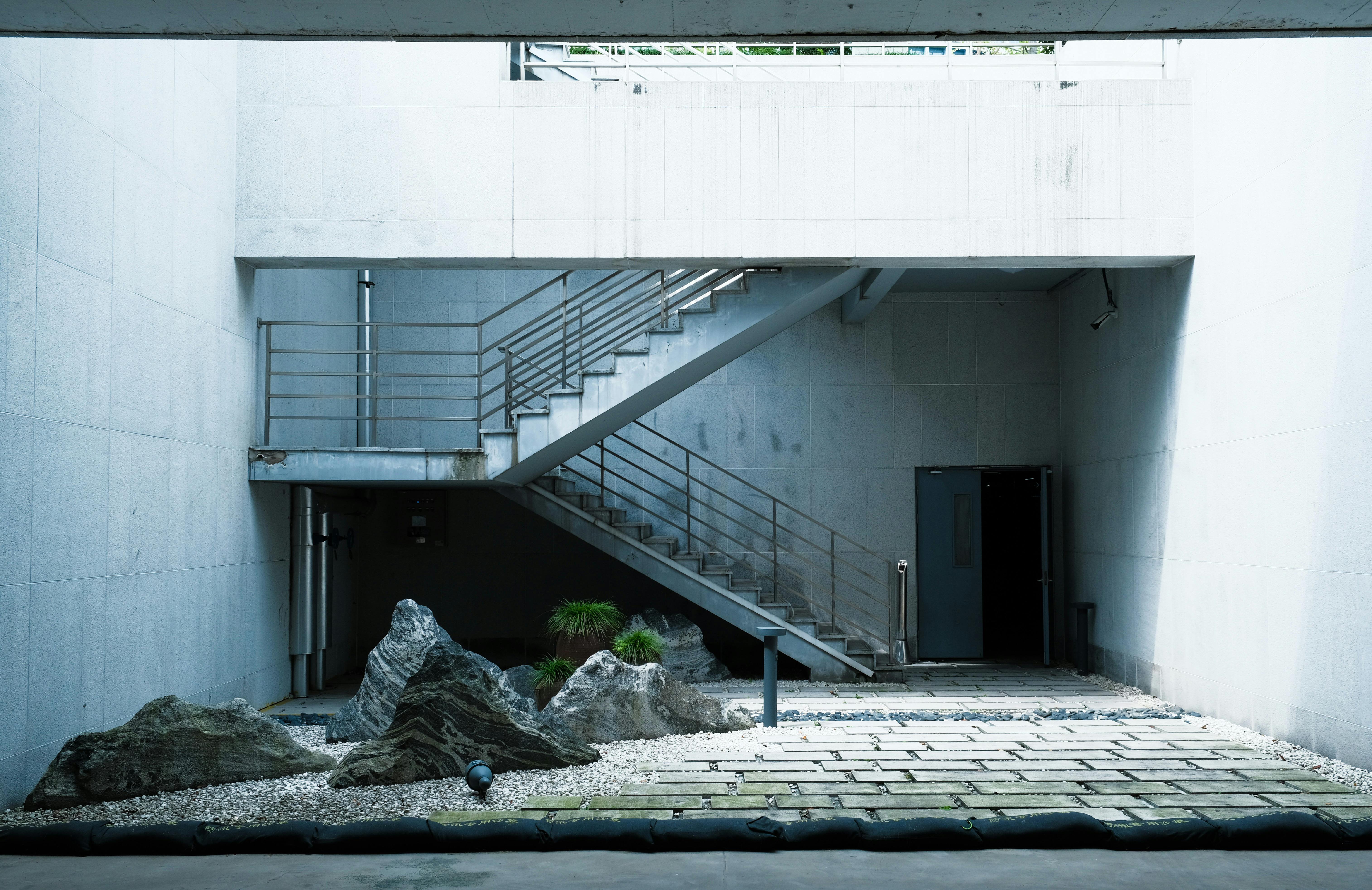 Building Facade and a Staircase · Free Stock Photo