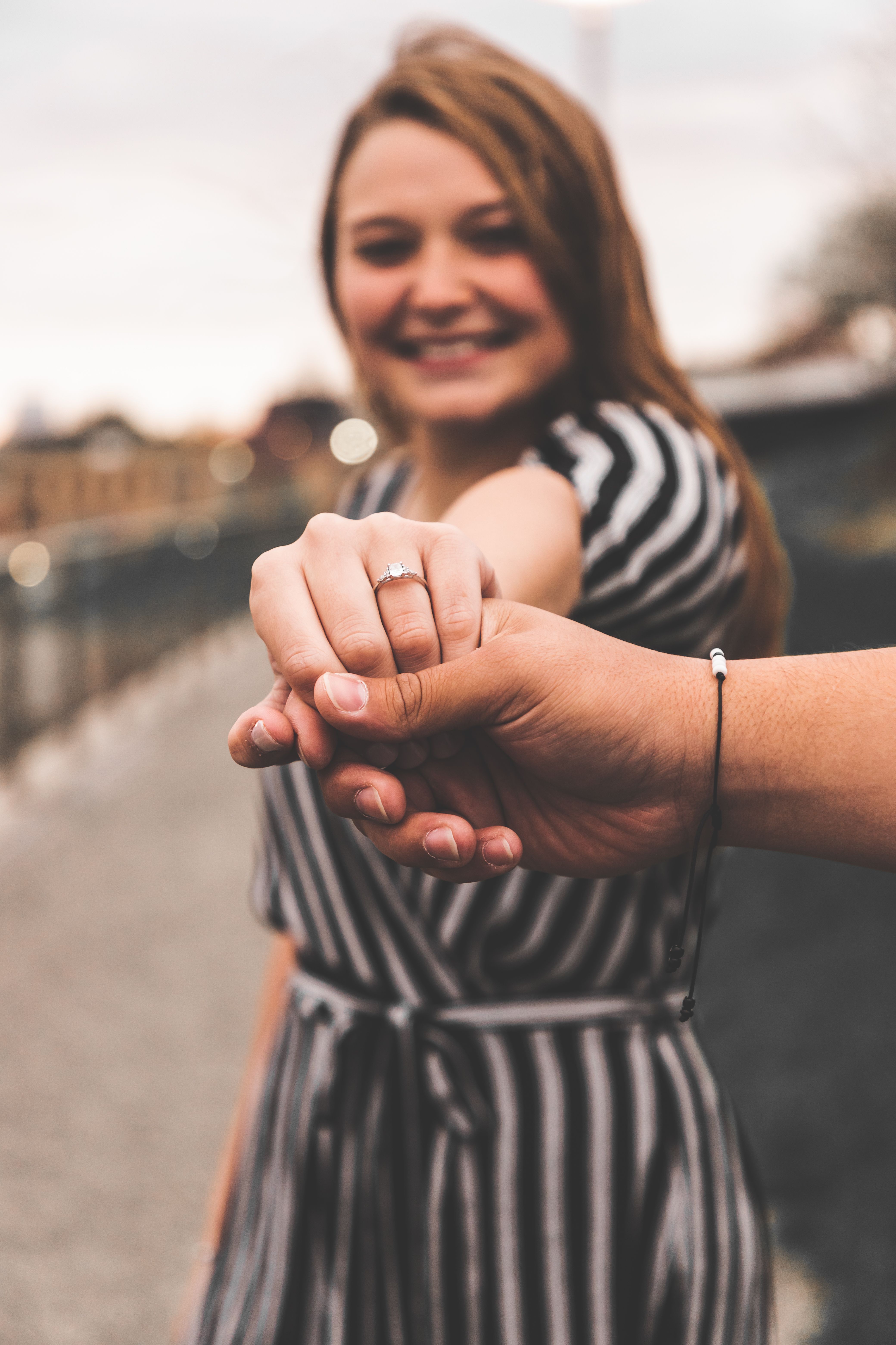 Close up of Couple Hands with Rings Together · Free Stock Photo