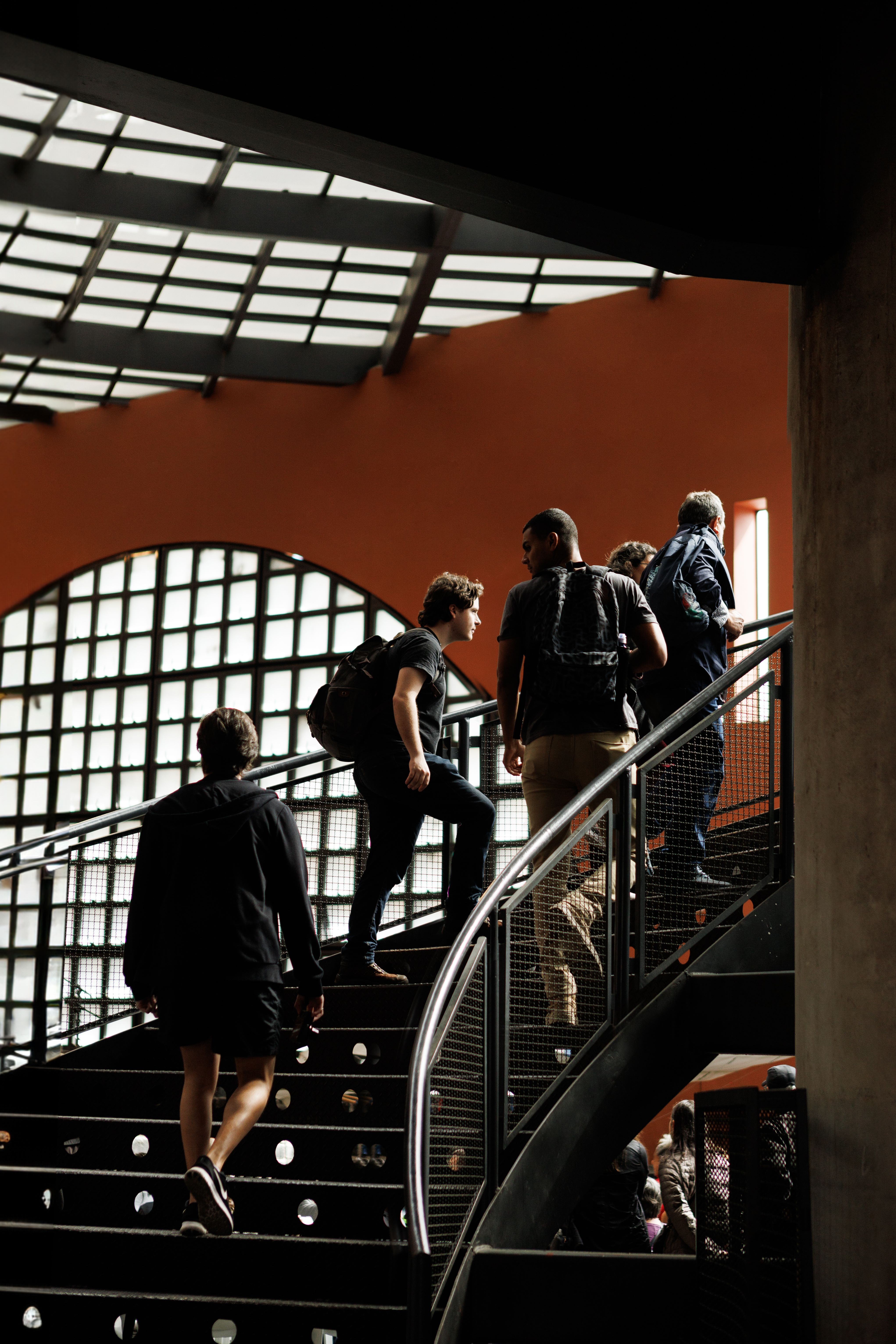 People Walking up the Stairs · Free Stock Photo