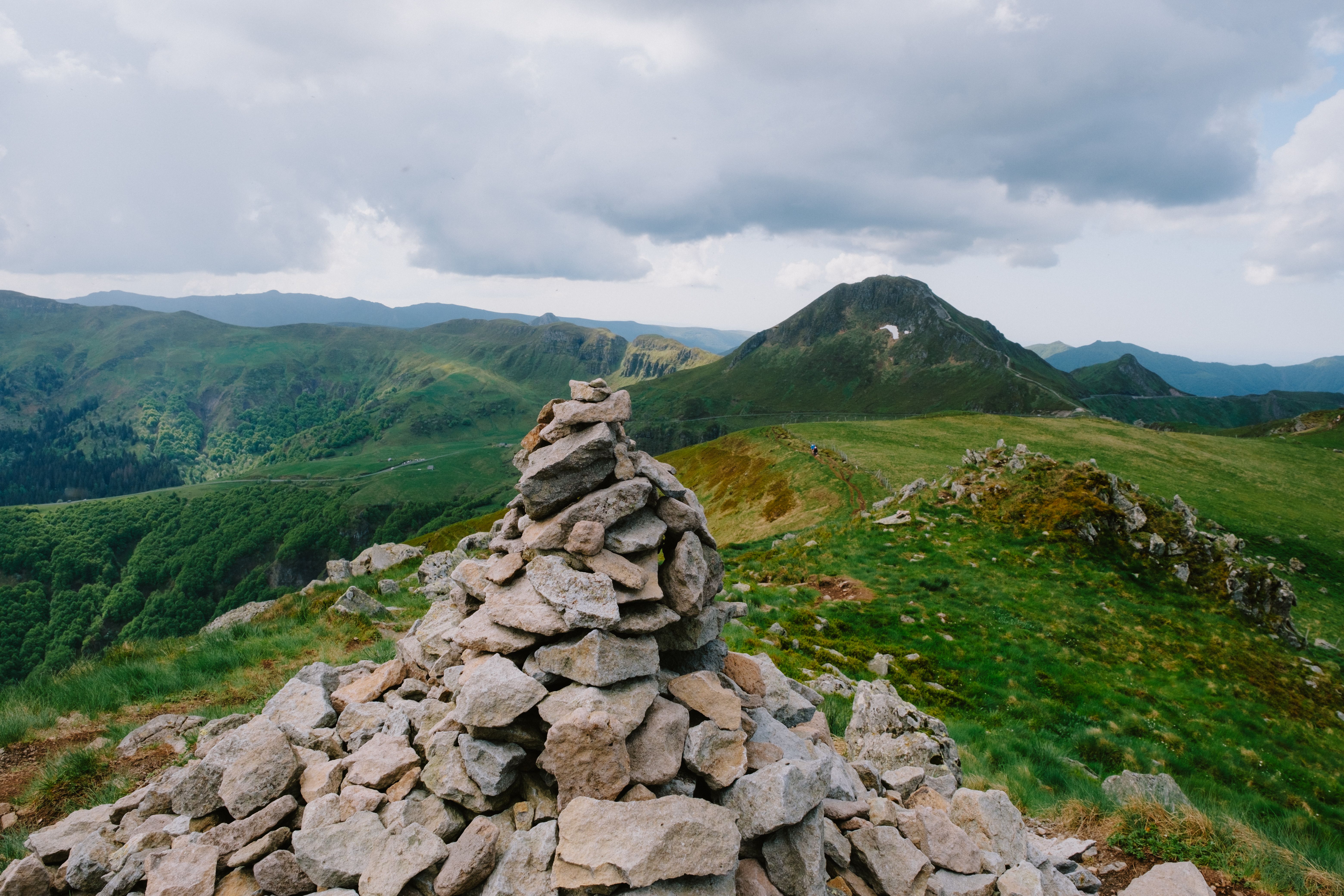 Heap of Stones on Hill · Free Stock Photo