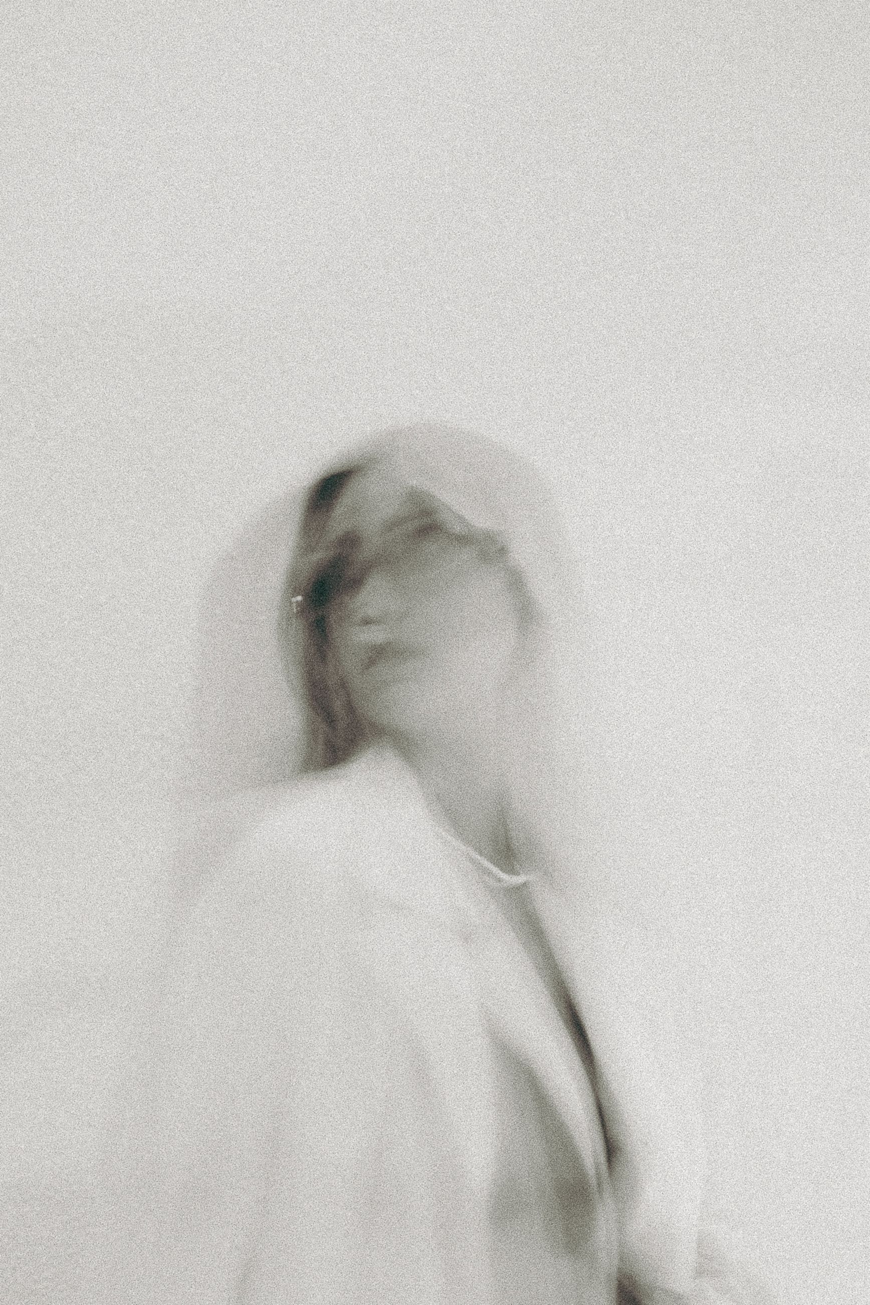 Black and White Blurry Abstract Photo of a Woman · Free Stock Photo