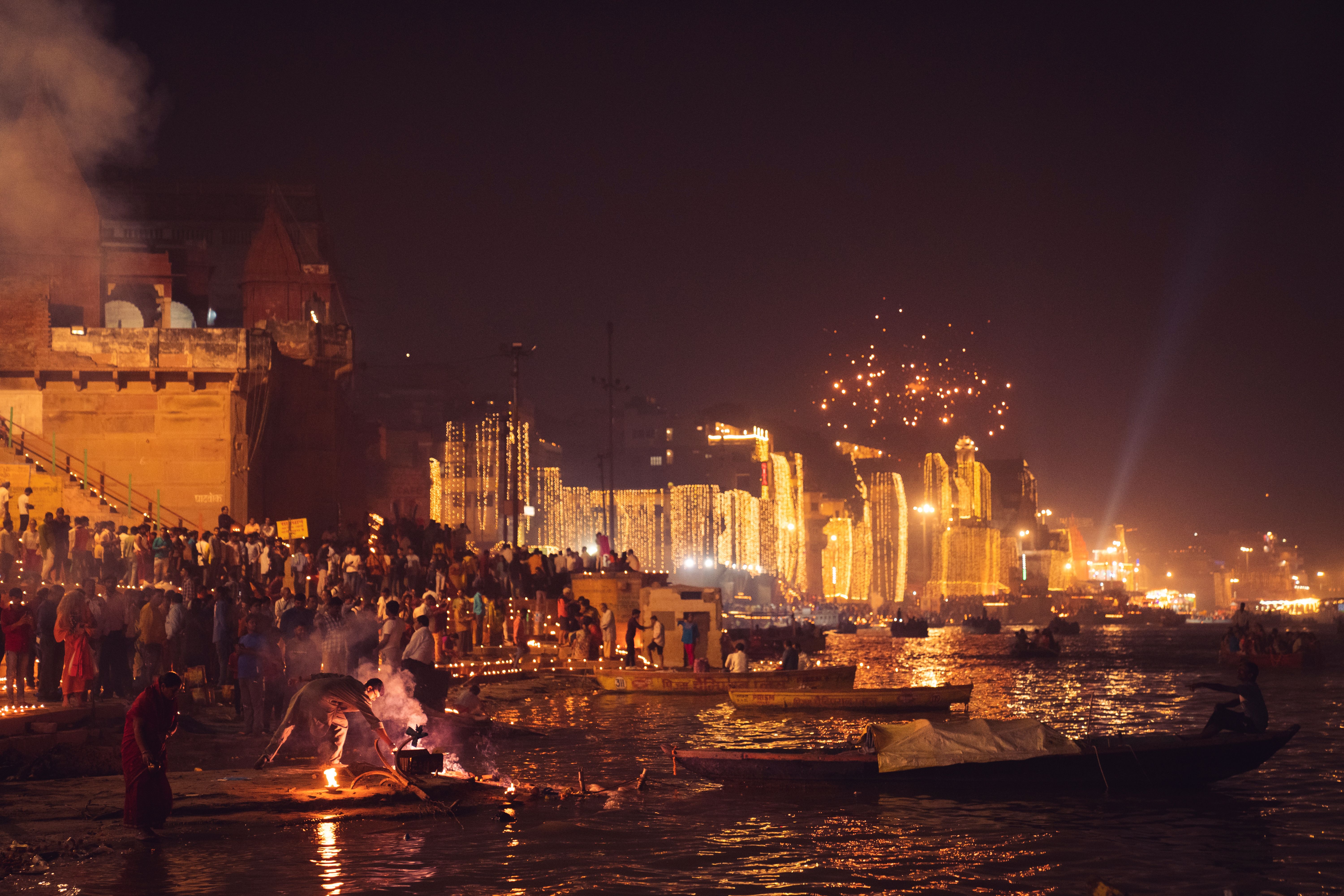 Celebrating People during a Traditional Festival · Free Stock Photo