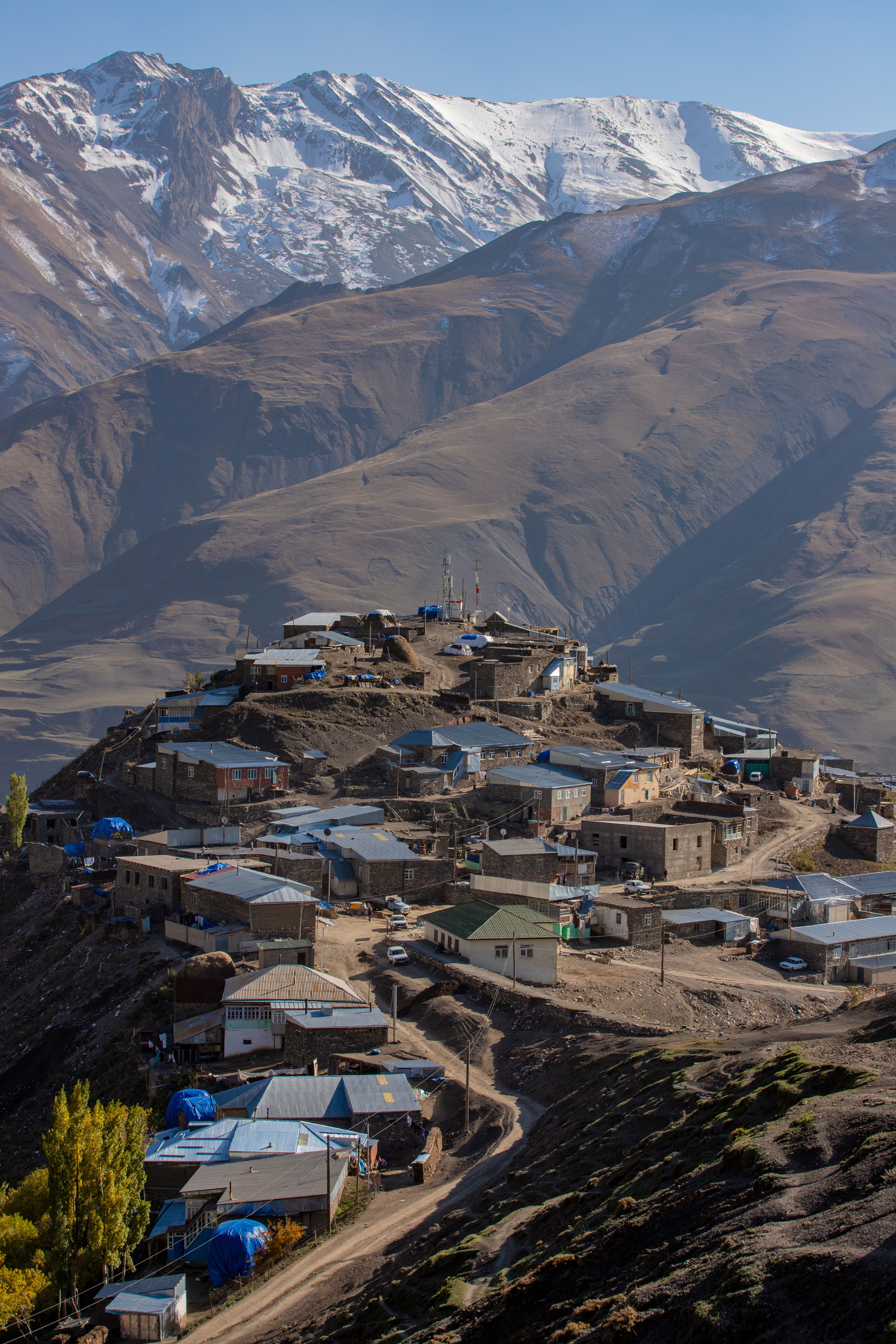 Landscape of Khinalig Town in Azerbaijan · Free Stock Photo