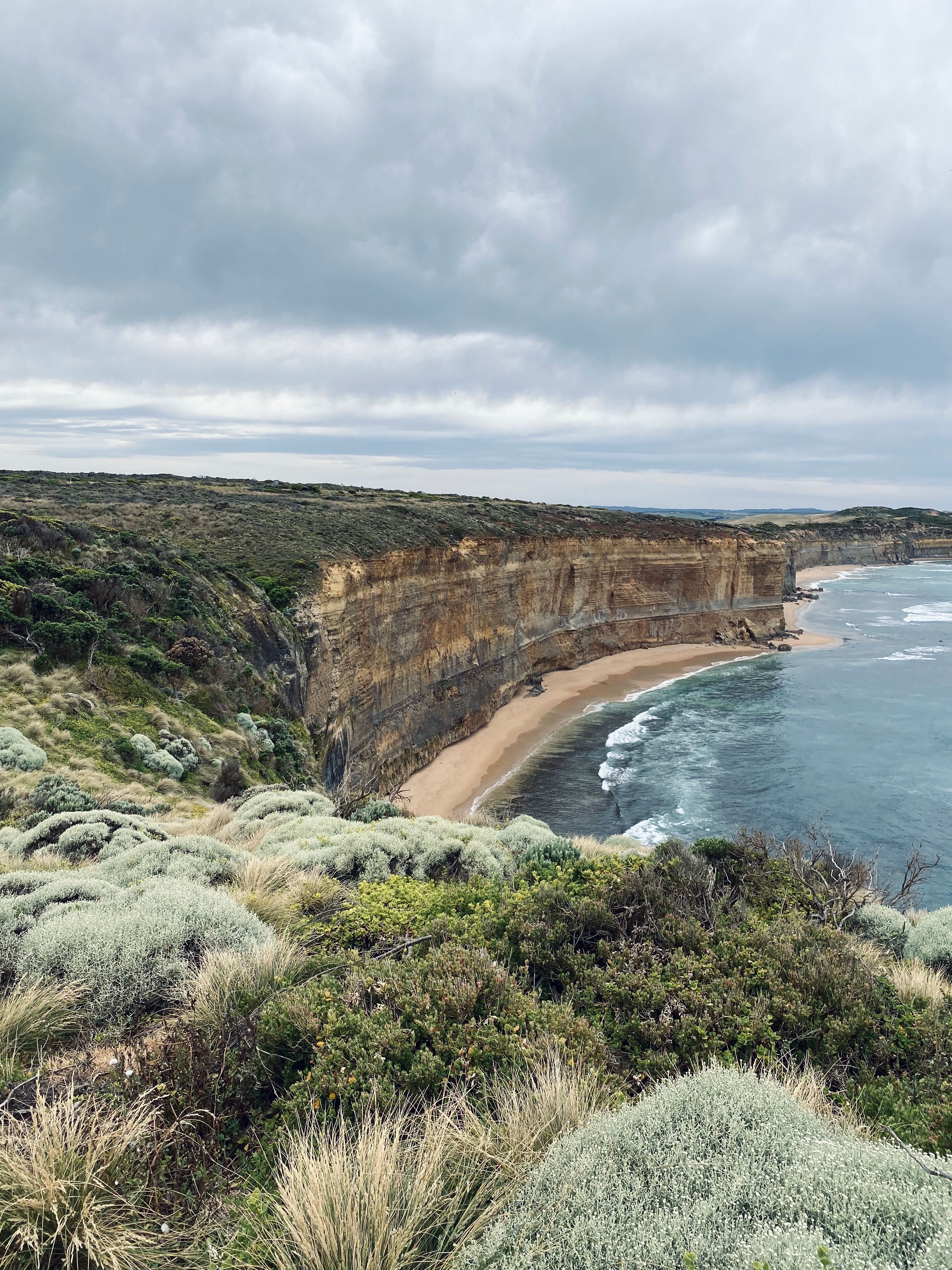Landscape of a Cliff by a Beach · Free Stock Photo