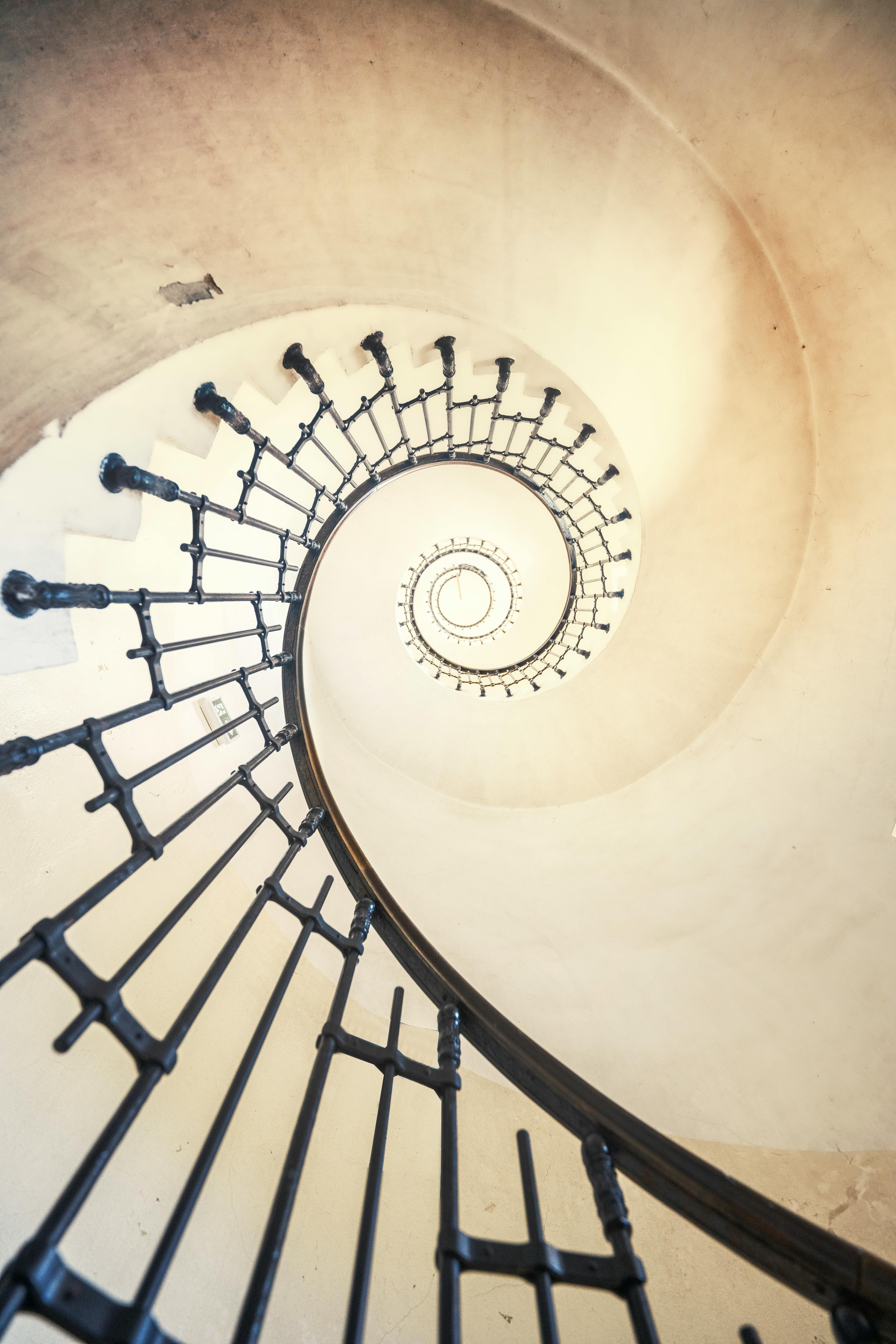 Handrail on Circular Staircase · Free Stock Photo
