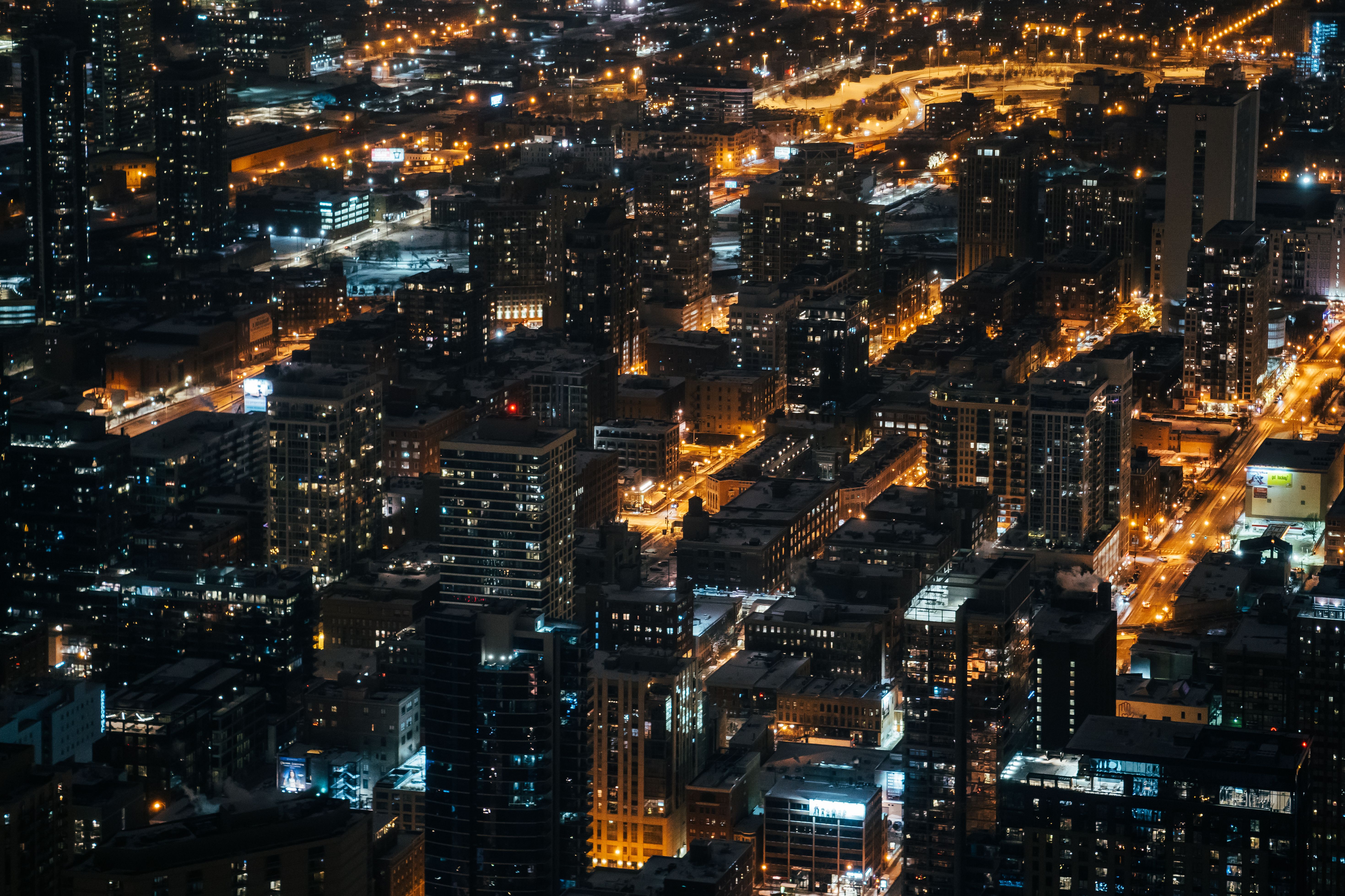 Aerial Shot Of Buildings · Free Stock Photo